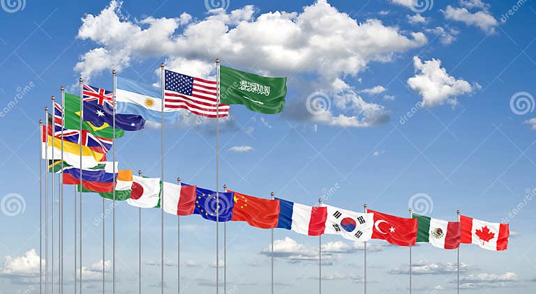 Waving Flags Countries of Members Group of Twenty. Big G20 21–22 ... Waving Flags Countries of Members Group of Twenty. Big G20 21–22 ...