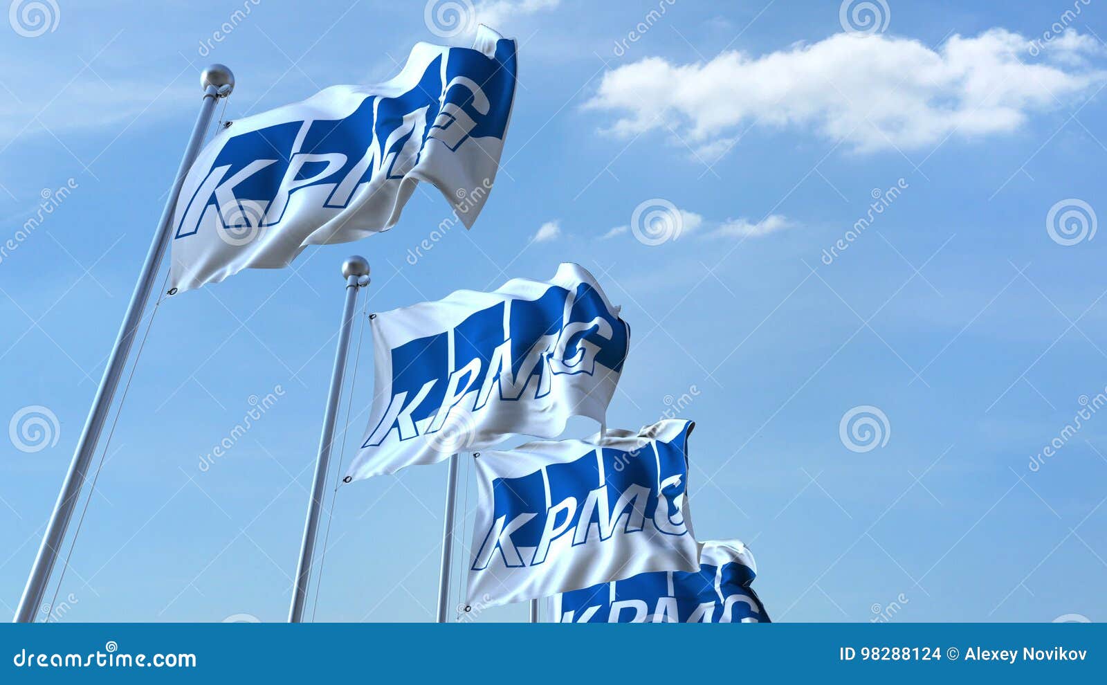 KPMG Logo Made Of Source Code On Computer Screen. Editorial 3D ...