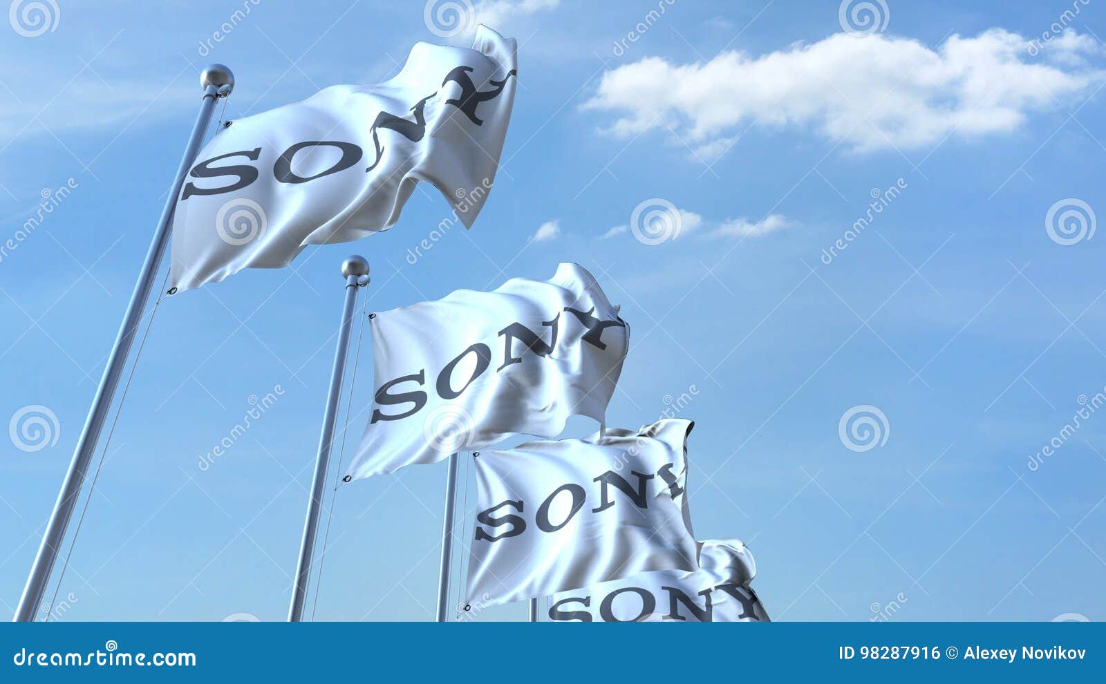 Sony Logo Vector On White Background Editorial Photo | CartoonDealer ...