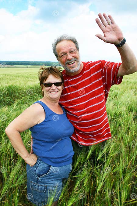 Waving goodbye stock image. Image of standing, fields - 5906645