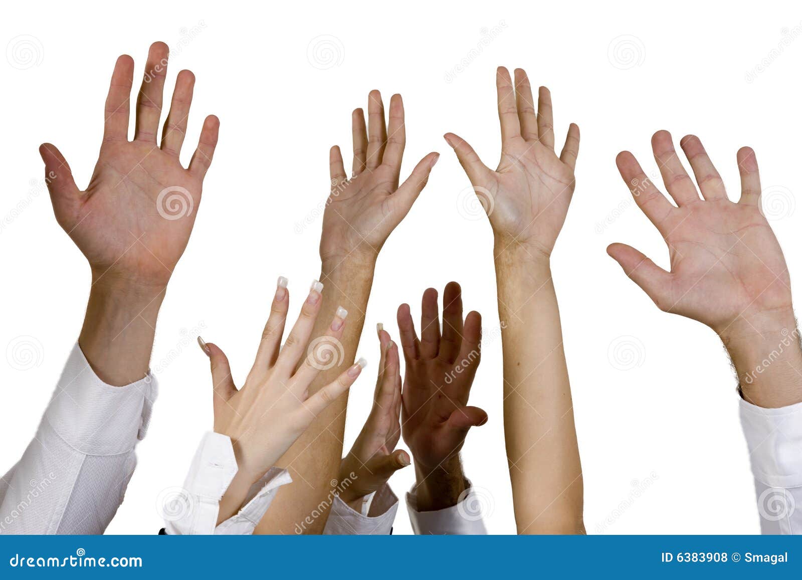 Waving Hands Royalty Free Stock Photos - Image: 6383908