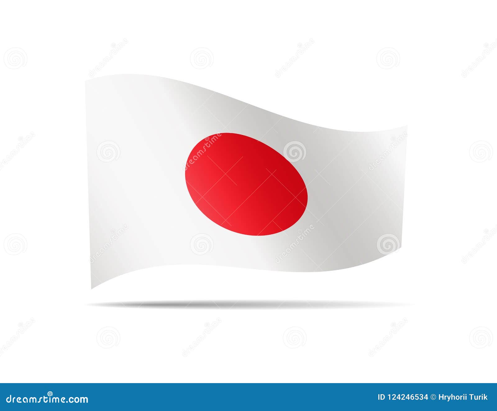 Waving Japan City Flag Of Seto Closeup View Stock Photography ...