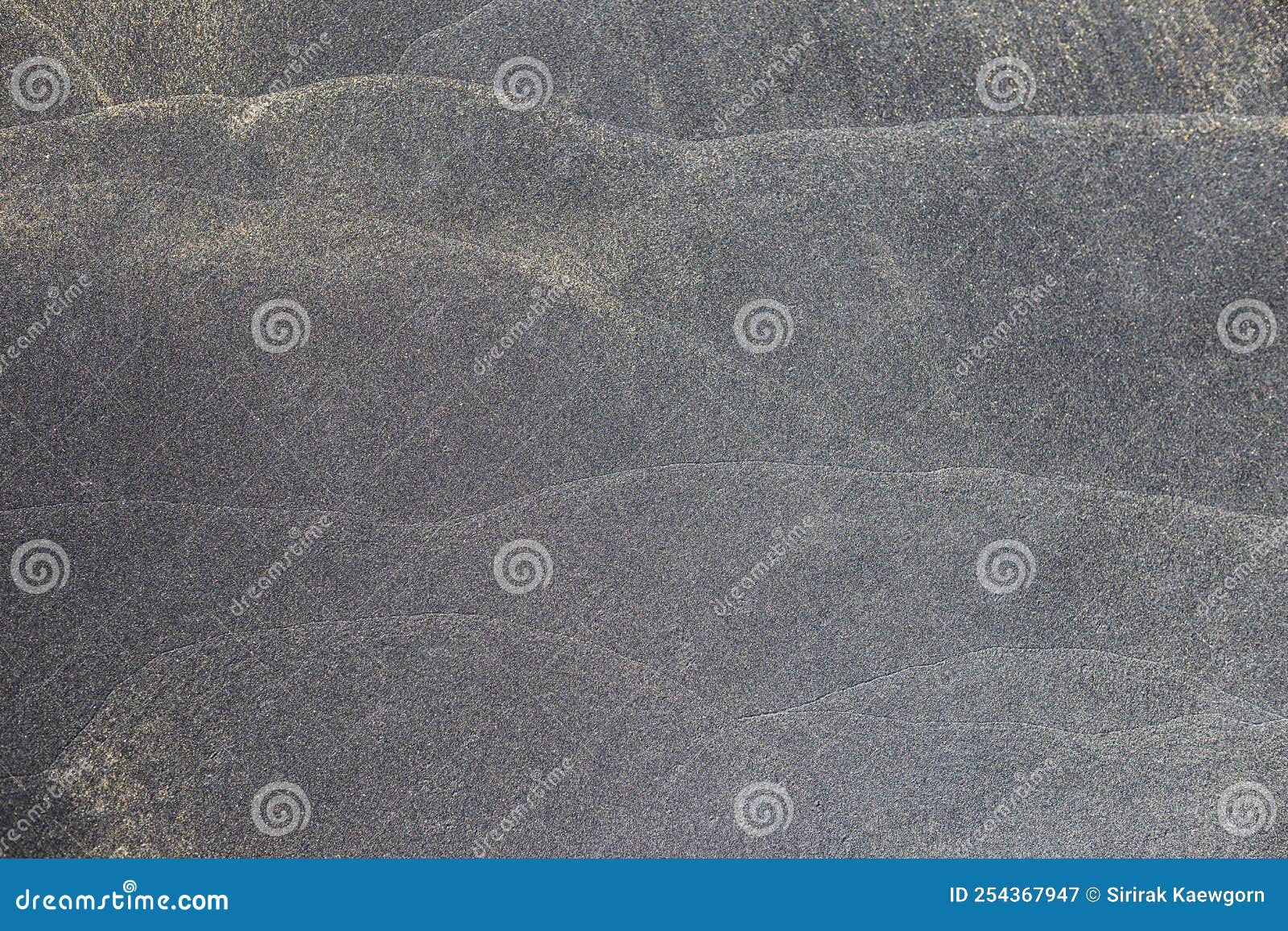 Waving Pattern on Black Sand Background, Black Sand Beach Stock Image ...