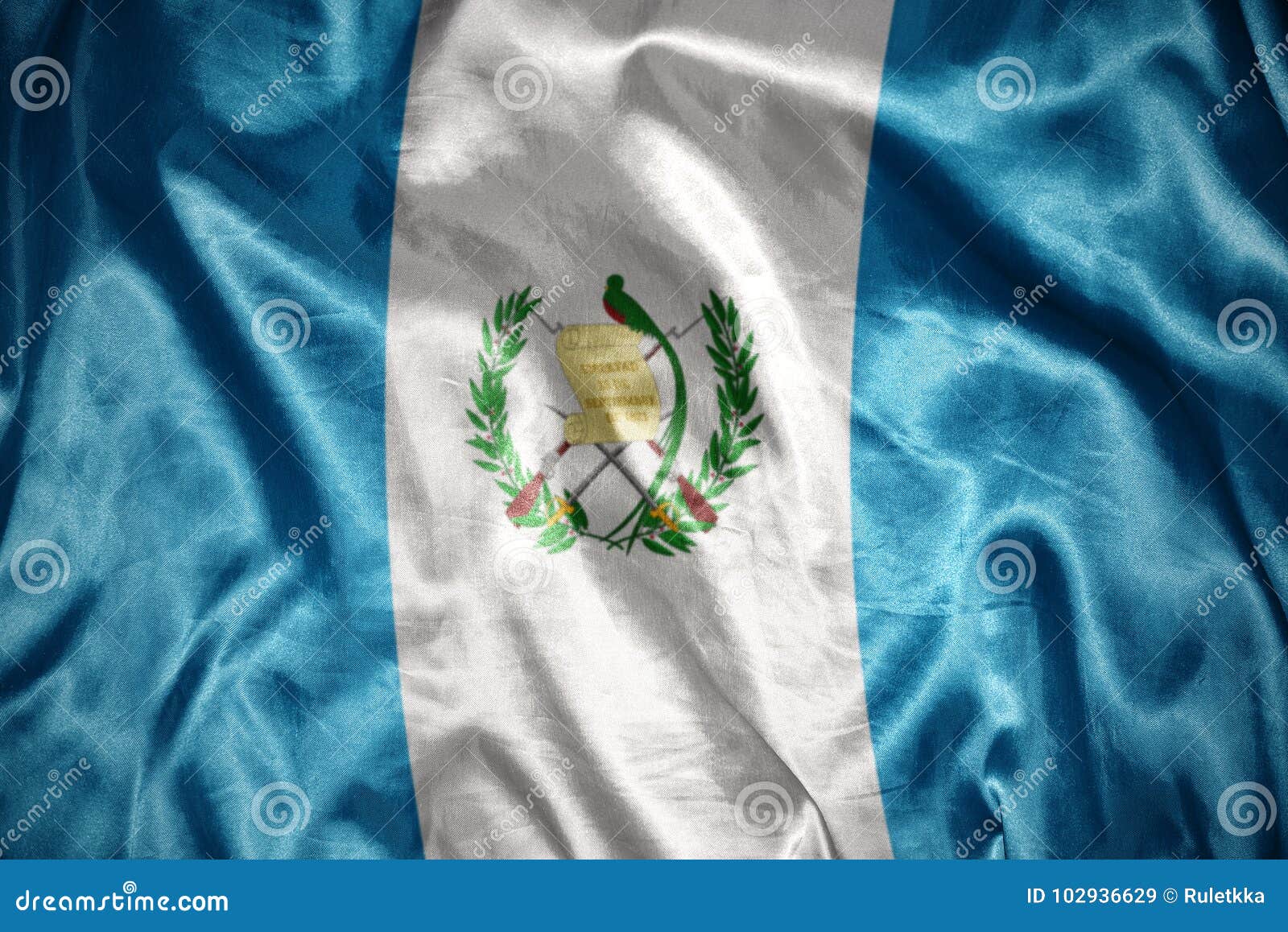 Shining guatemalan flag stock image. Image of capital - 102936629