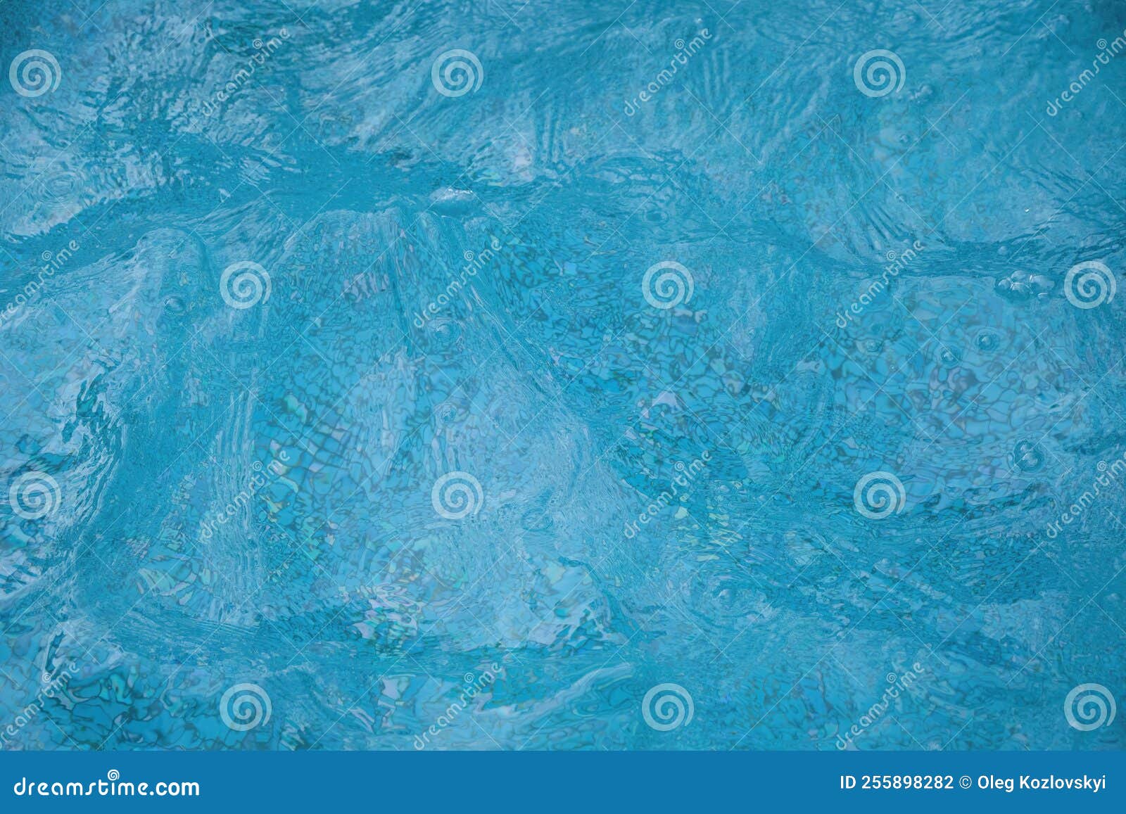 Waving Water Surface in a Pool Top View Stock Photo - Image of infinity ...