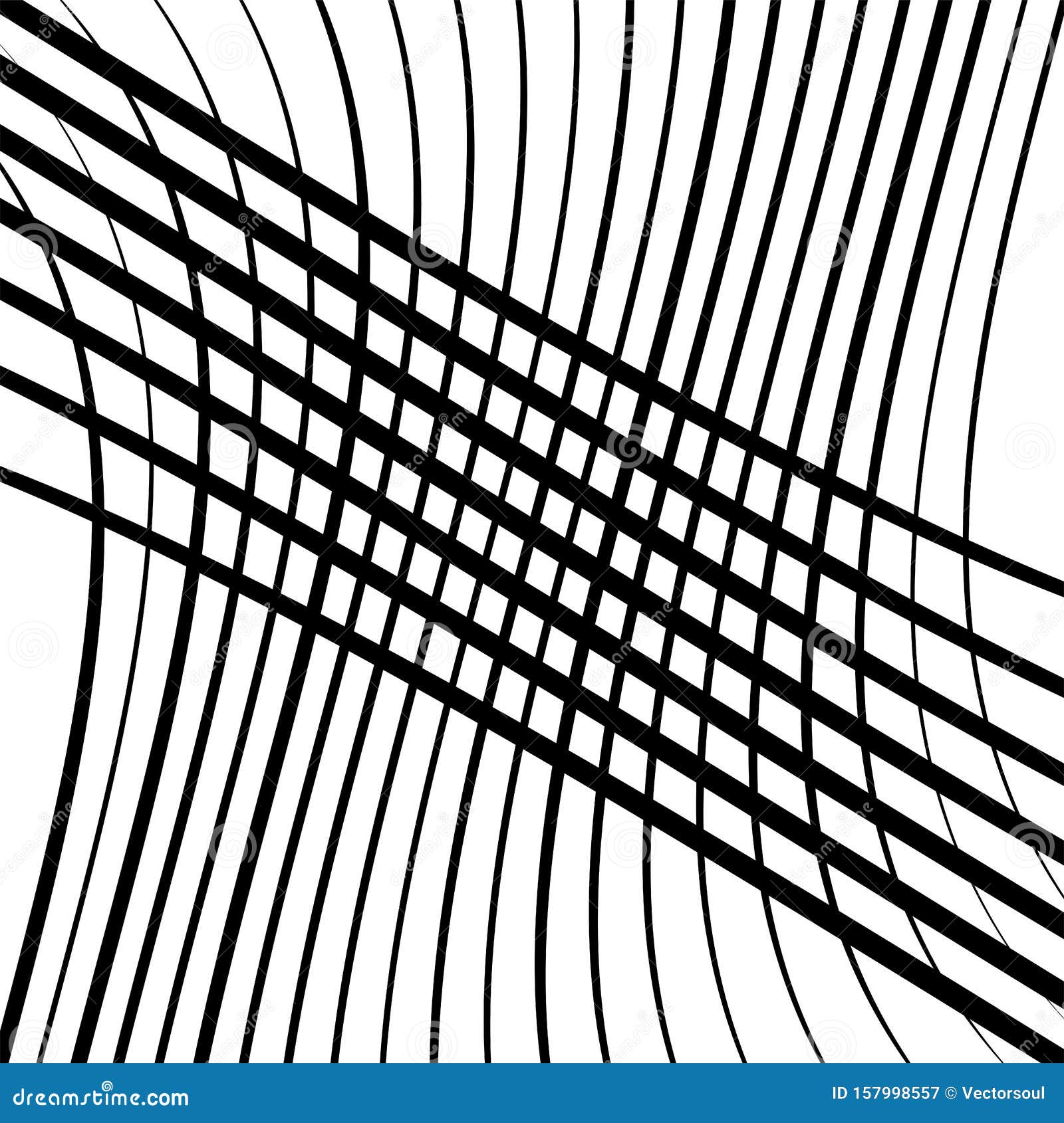 Waving, Wavy Lines Pattern. Billowy, Undulating Tangle Lines Grid,mesh ...