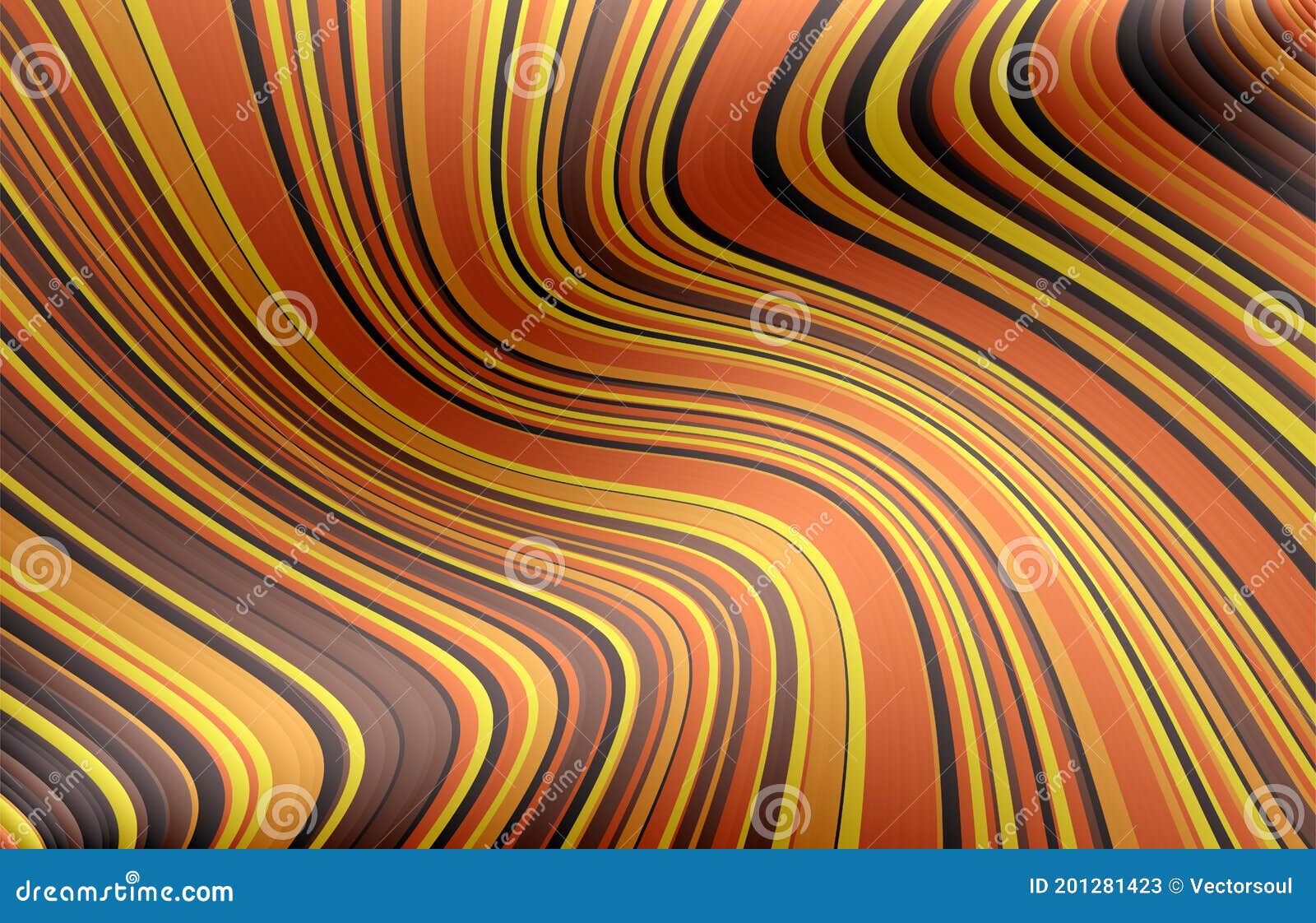 Waving, Wavy Lines, Stripes Rectangular Background, Pattern. Undulate ...
