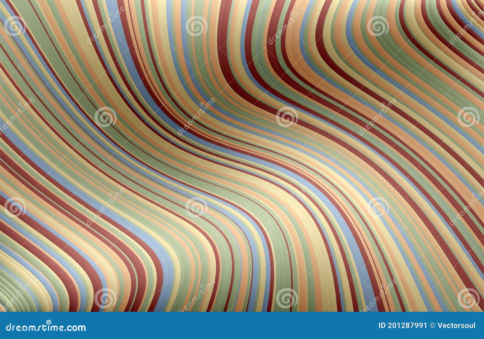 Waving, Wavy Lines, Stripes Rectangular Background, Pattern. Undulate ...