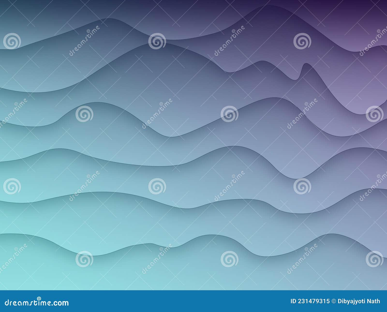 Wavy Abstract Background Image Stock Illustration - Illustration of ...