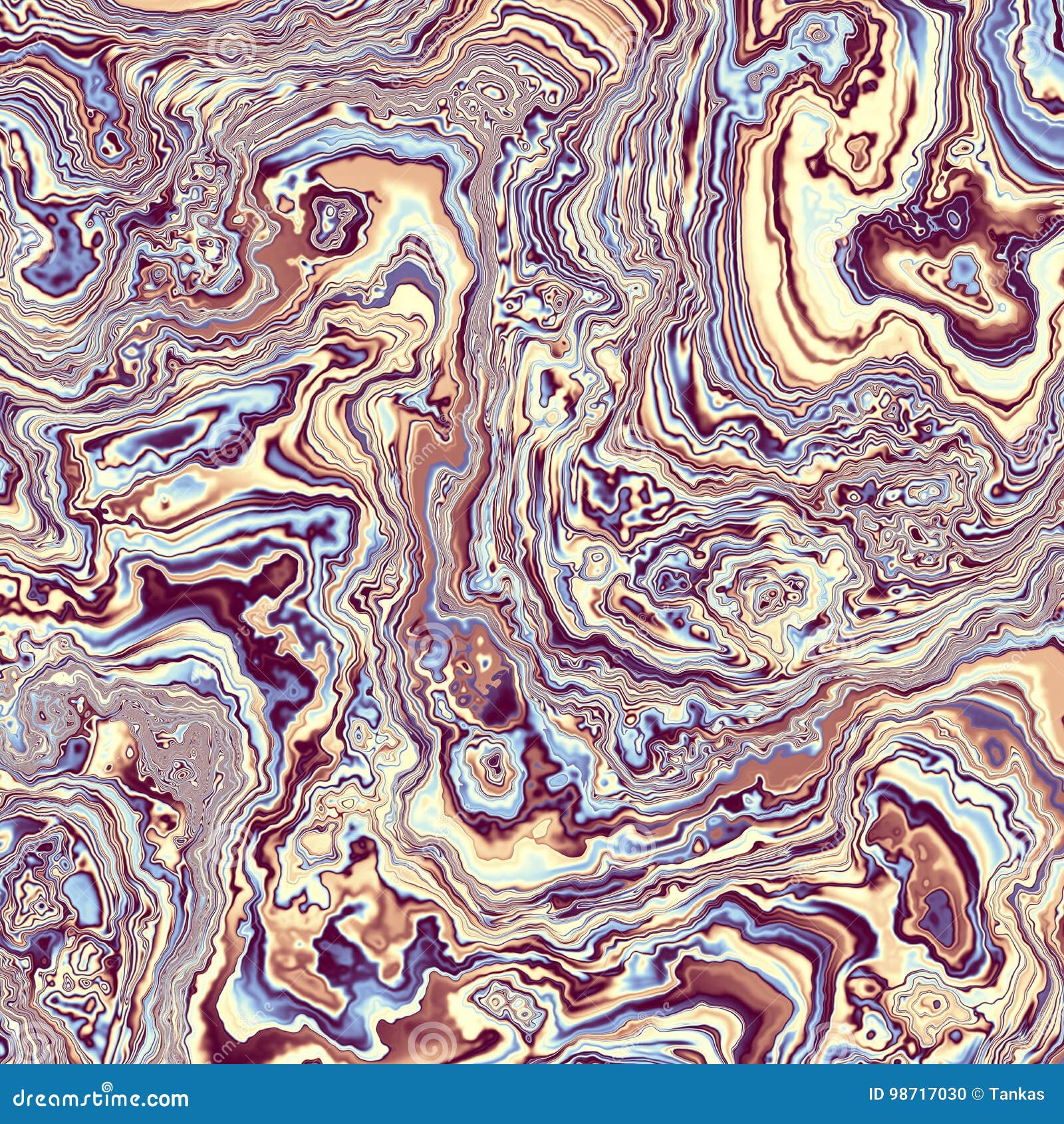 Abstract wavy fractal stock illustration. Illustration of square - 98717030