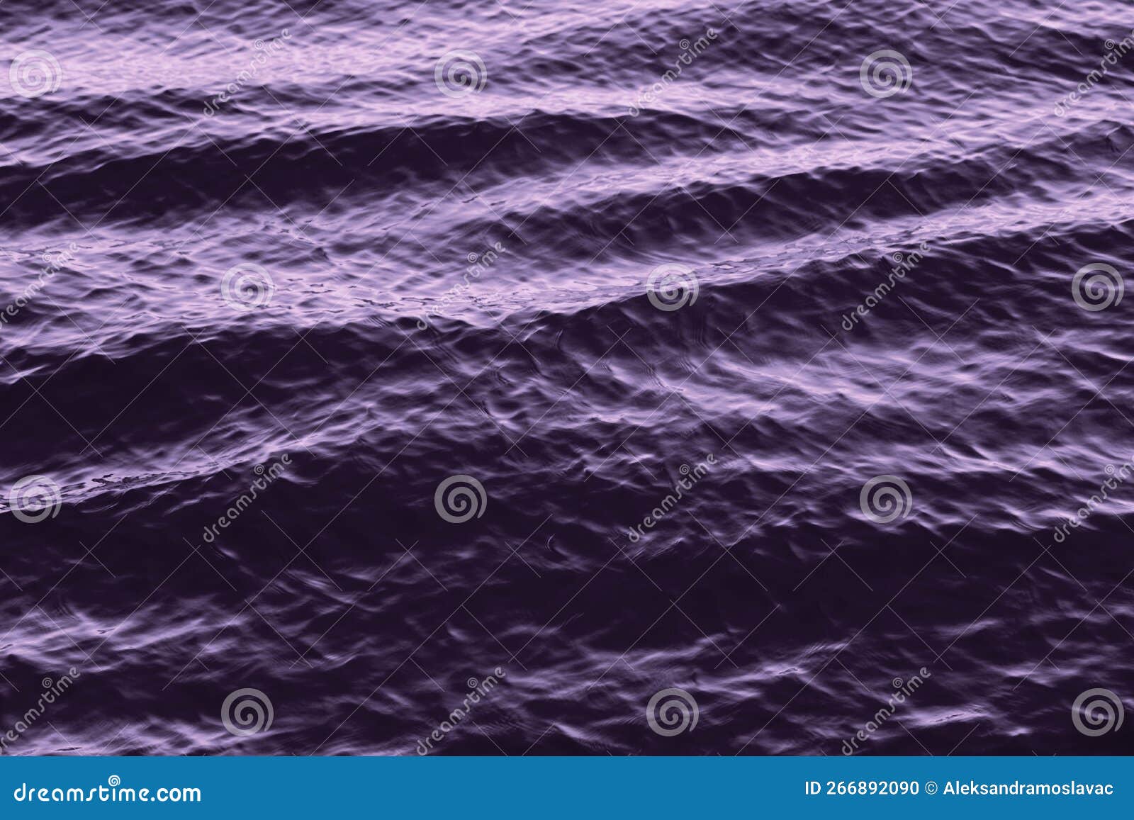 Wavy Abstract Purplish Surface of Rippled and Wavy Sea Stock Photo ...