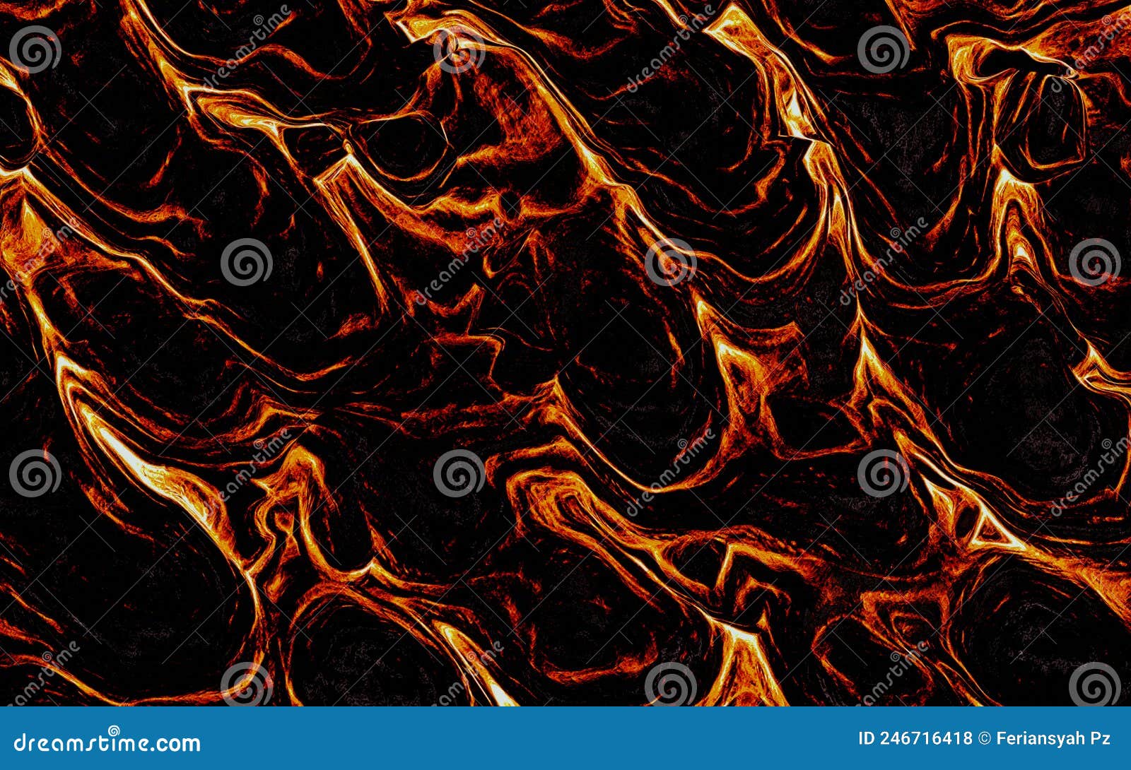 Abstract Red Flame Texture Resembling Lava or Fire Stock Illustration ...