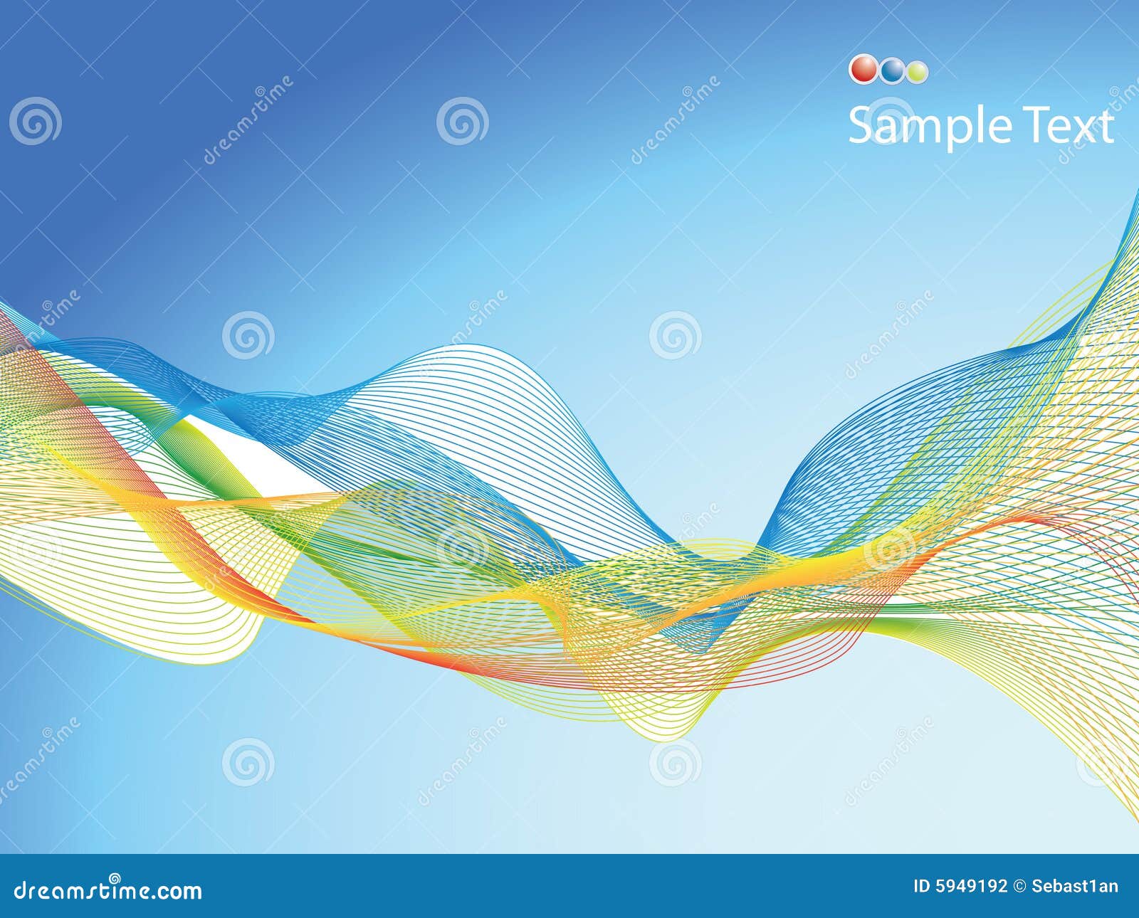 Wavy background stock vector. Illustration of creation - 5949192