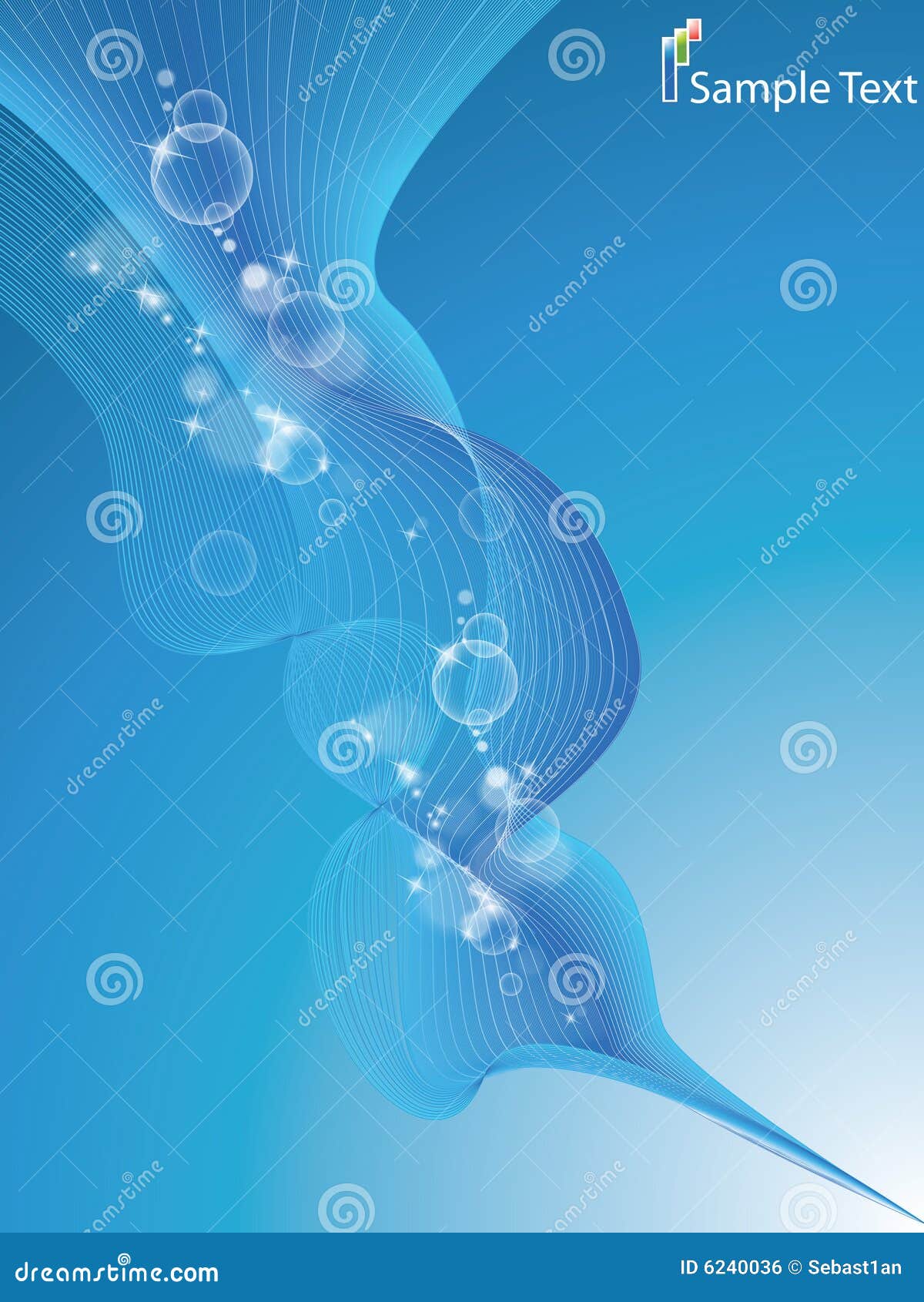 Wavy background stock vector. Illustration of draw, abstract - 6240036