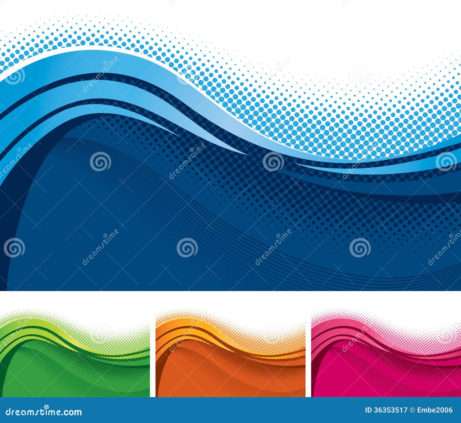 Wavy Background Banner stock vector. Illustration of backdrop - 36353517