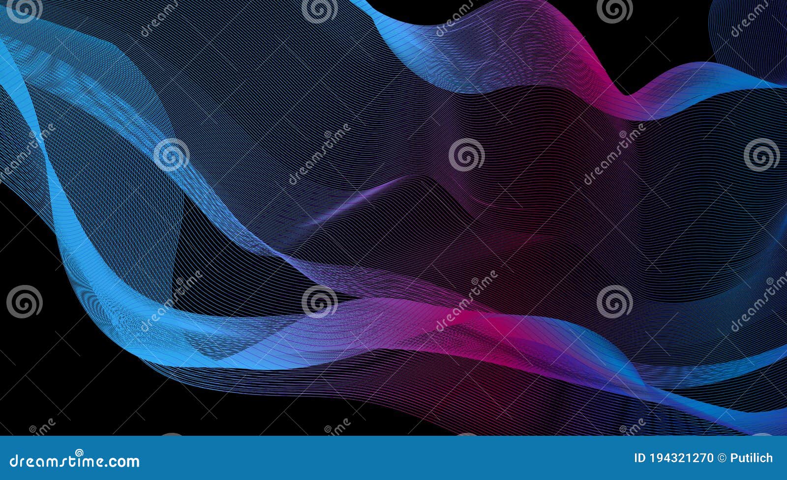 Wavy Background. Dynamic Effect Stock Photo - Image of dynamic, graphic ...
