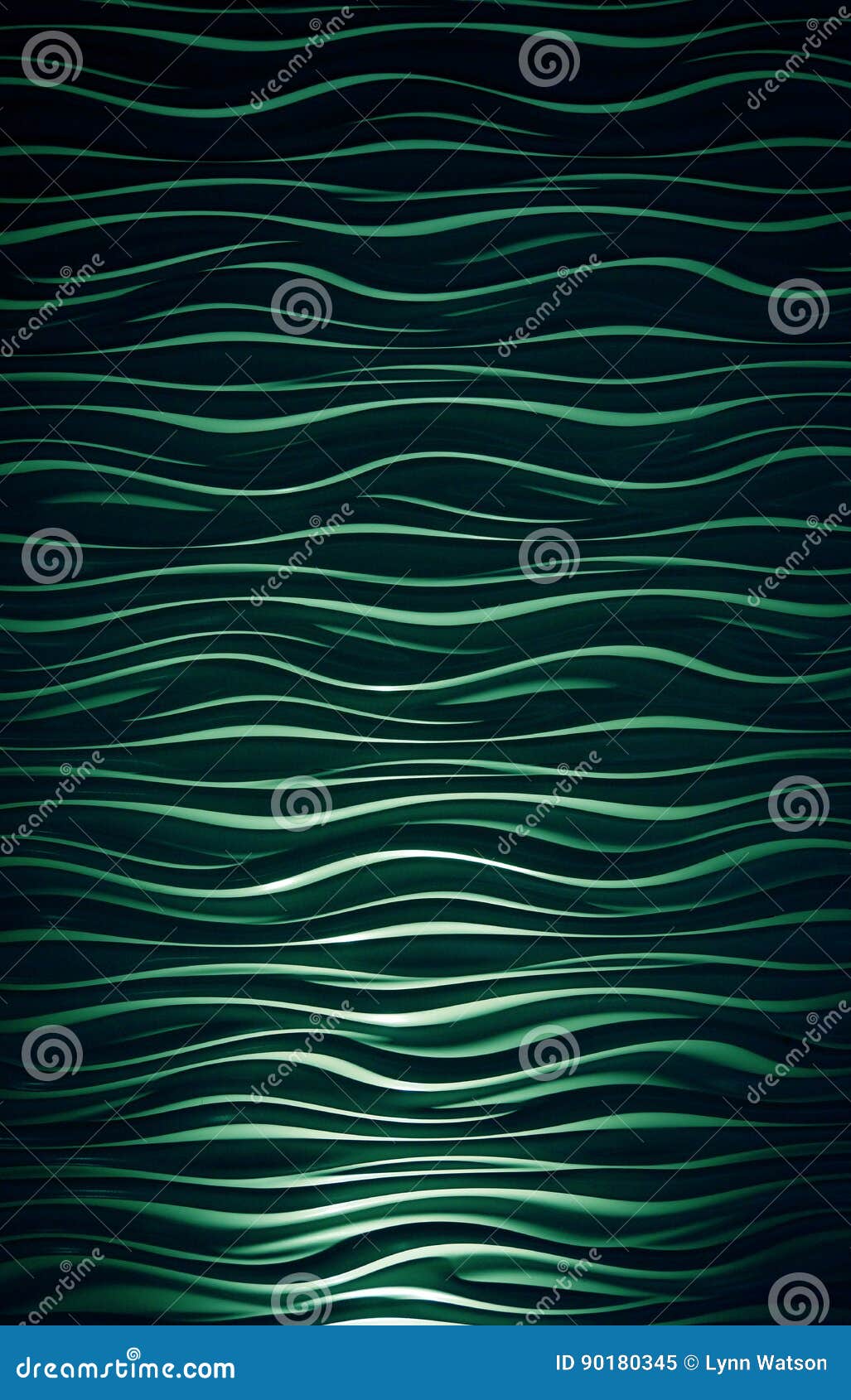 Wavy background green stock illustration. Illustration of colorful ...