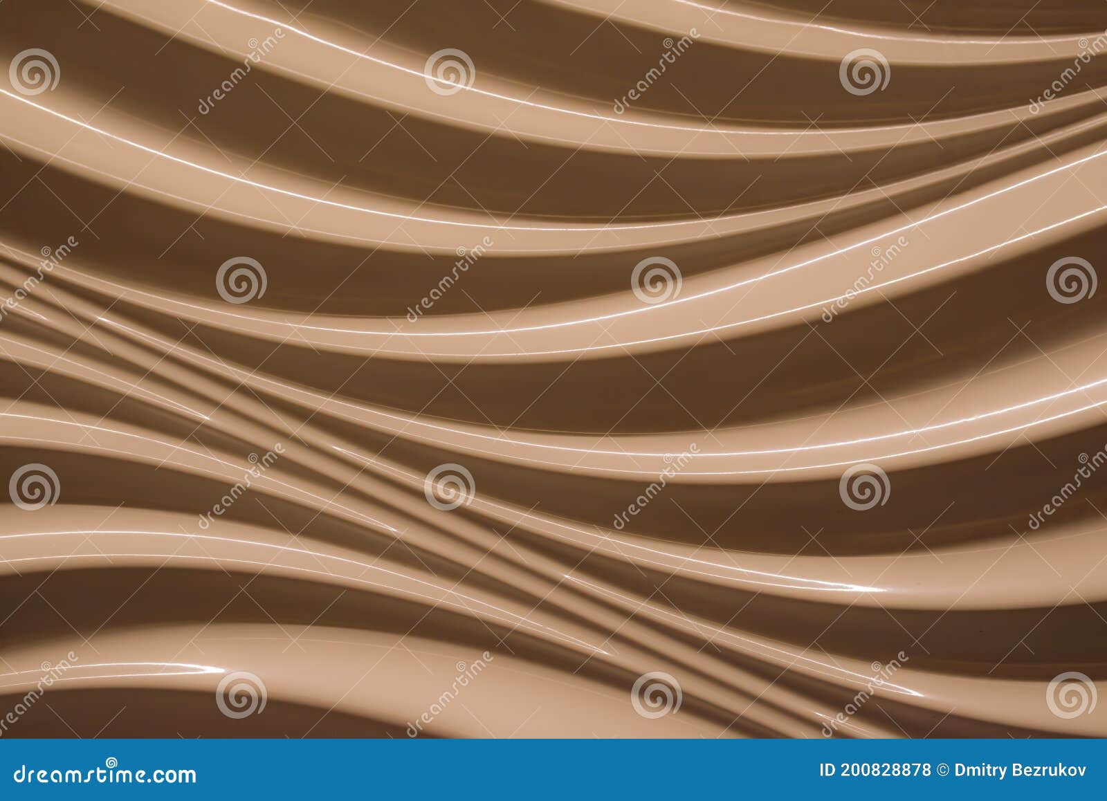 Wavy Background. Interior Wall Decoration. 3D Interior Wall Panel ...
