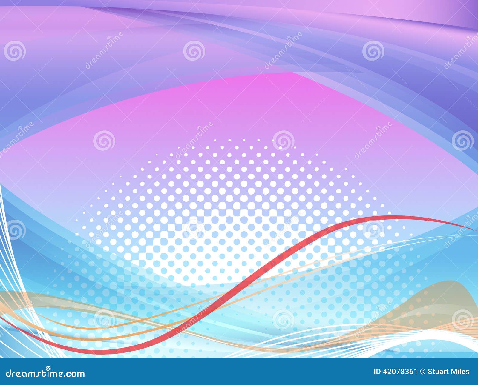 Wavy Background Shows Squiggles and Curves Pattern Stock Illustration ...