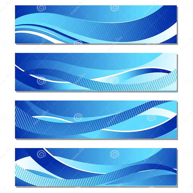Wavy Banner stock vector. Illustration of header, color - 29514263