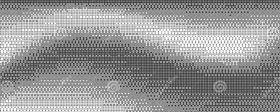Wavy Bitmap Pattern Background with Pixel. Gradient Dotted Halftone Video Dither Effect Stock ...