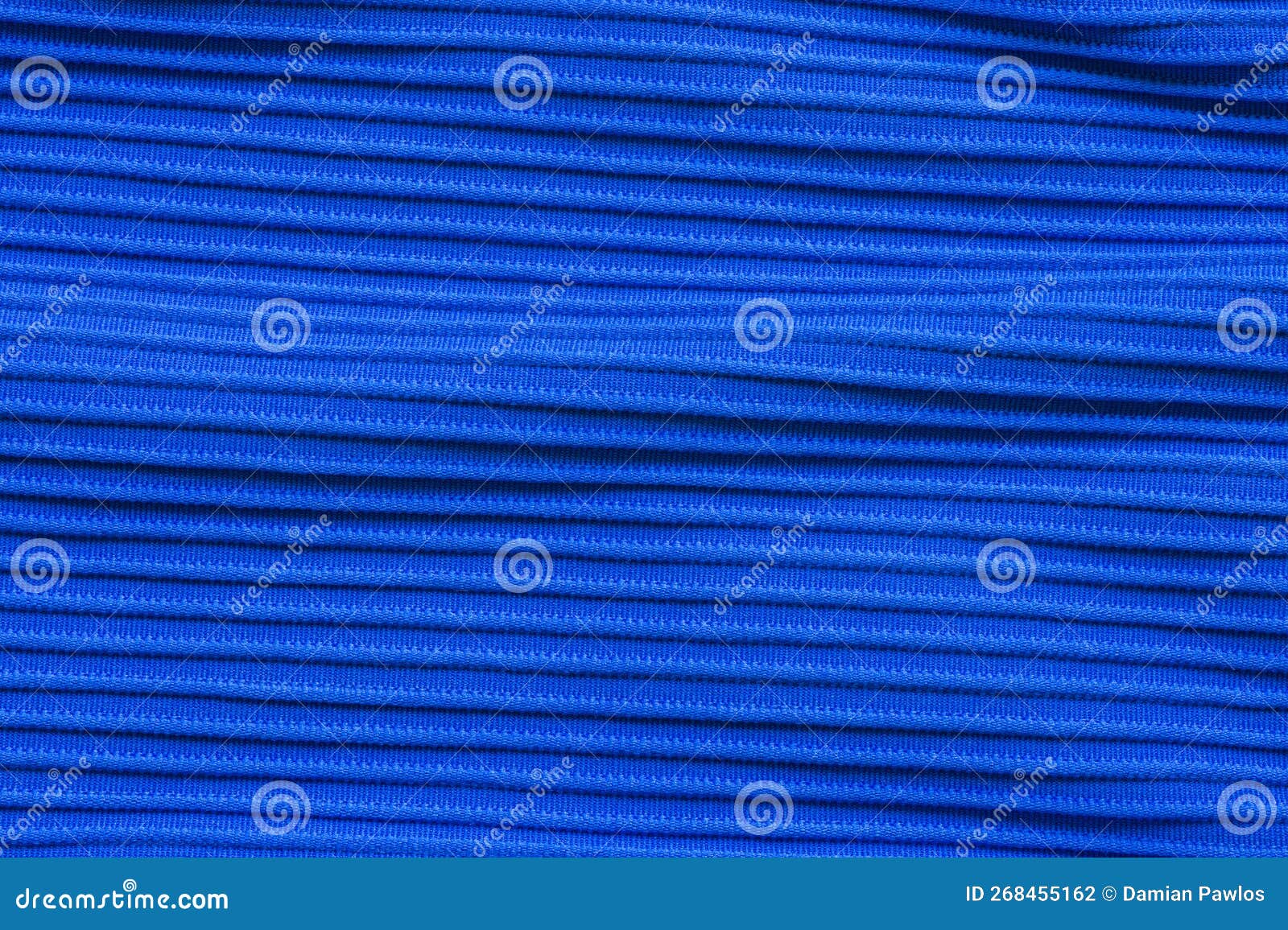 Wavy Blue Textile Material with Corrugated Texture, Full Frame ...