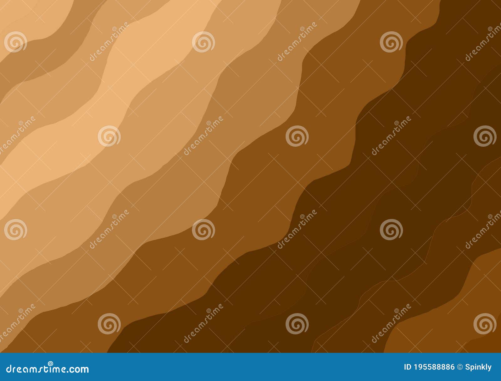 Wavy Brown Strips Pattern for Wallpapers Stock Illustration ...