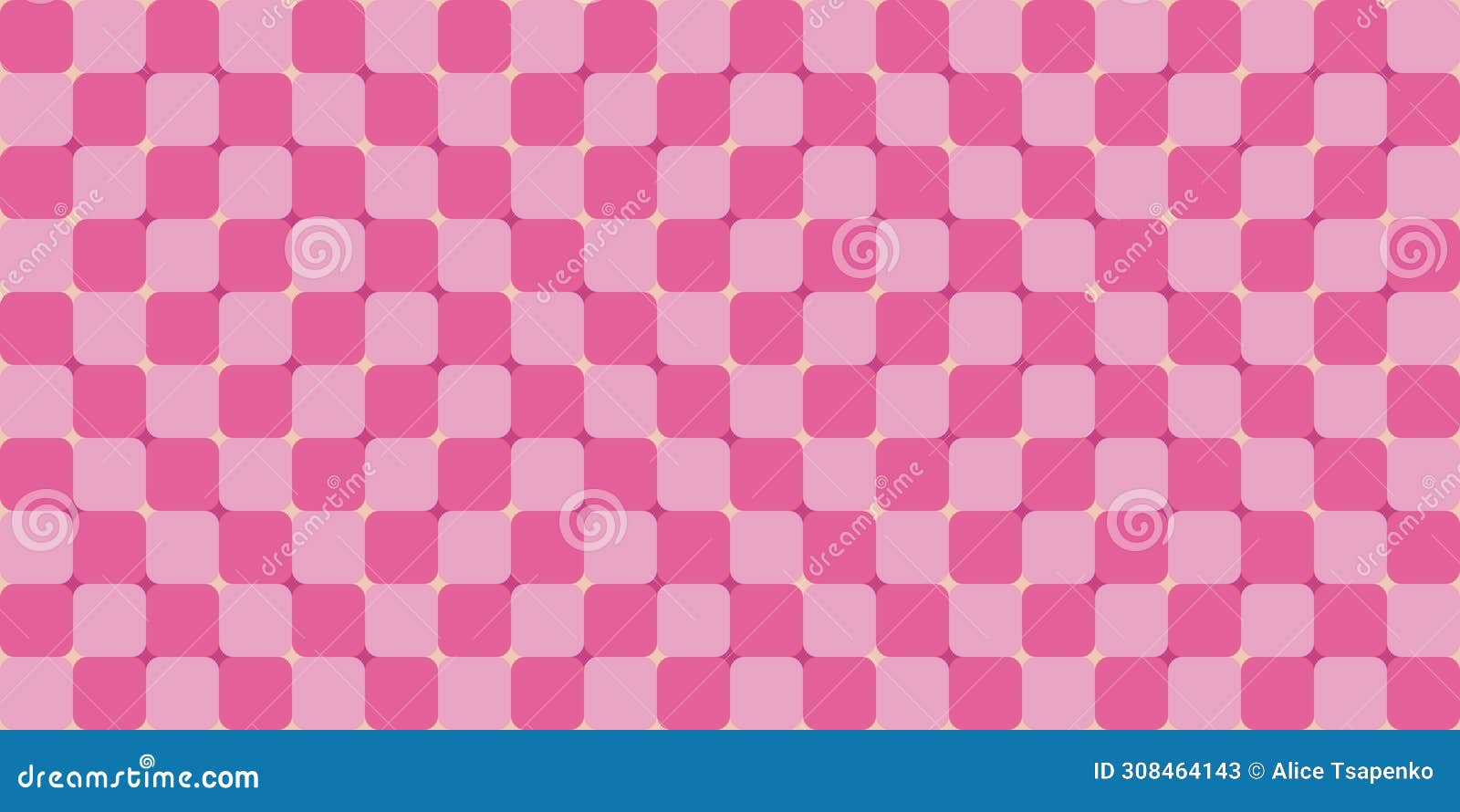 Wavy Checkerboard Background. Optical Illusion. Geometric Retro ...