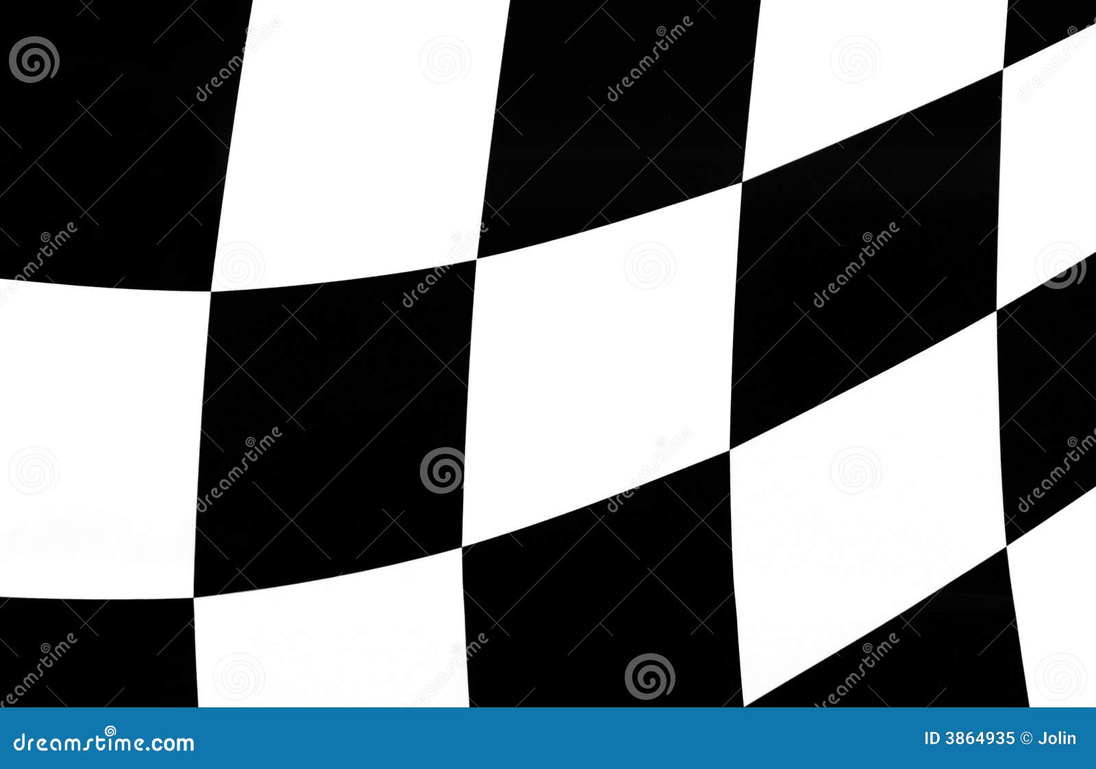 Wavy Chess Flag Picture. Image: 3864935