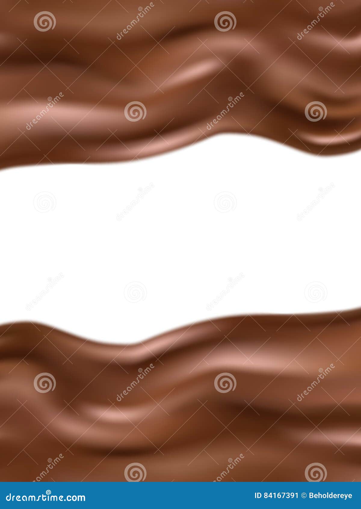 Wavy Chocolate Background. EPS 10 Stock Vector - Illustration of sweet ...