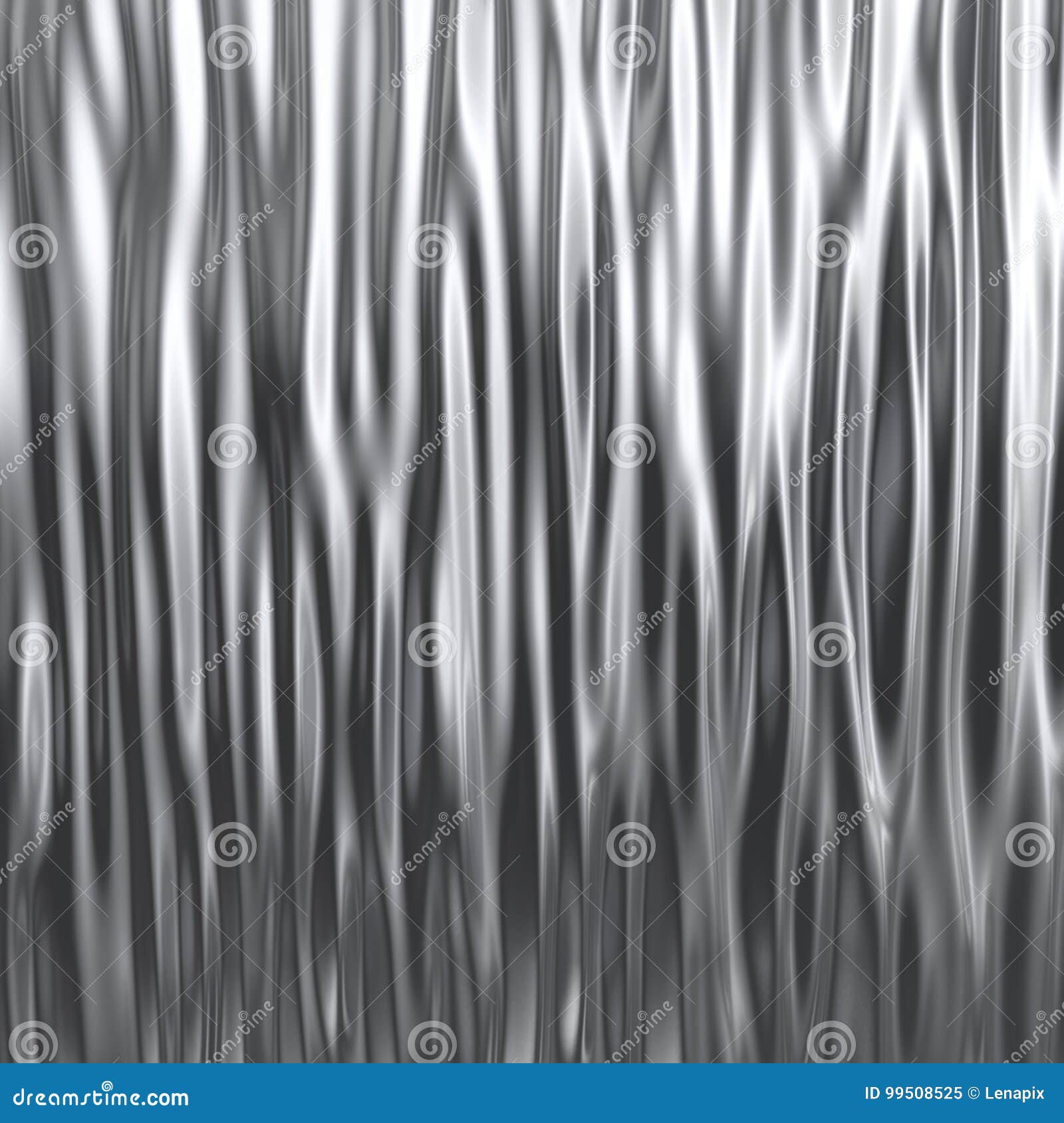 Wavy Chrome Surface Background Stock Illustration - Illustration of ...