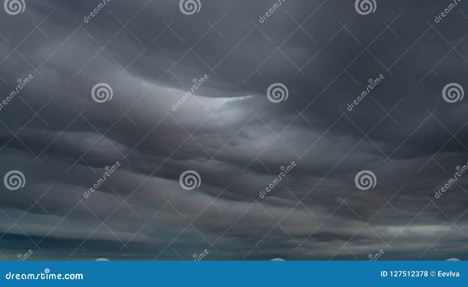Wavy clouds. stock photo. Image of fluffy, cirrus, bright - 127512378