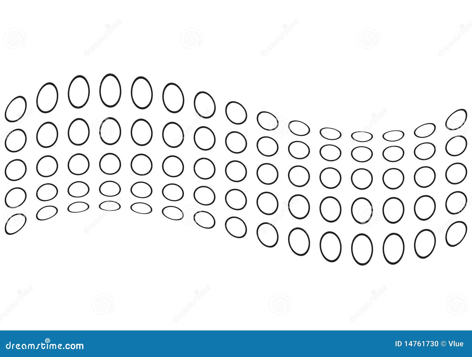 Wavy curve circles stock illustration. Illustration of black - 14761730