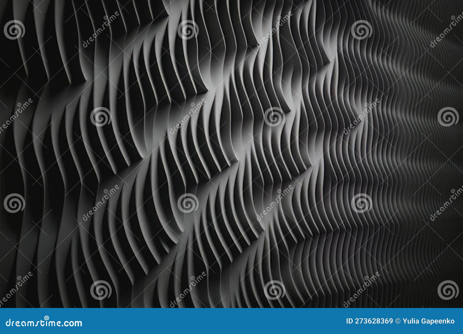 Wavy Dark Gray Textures. a Redesigned. Illustration AI Generative Stock ...