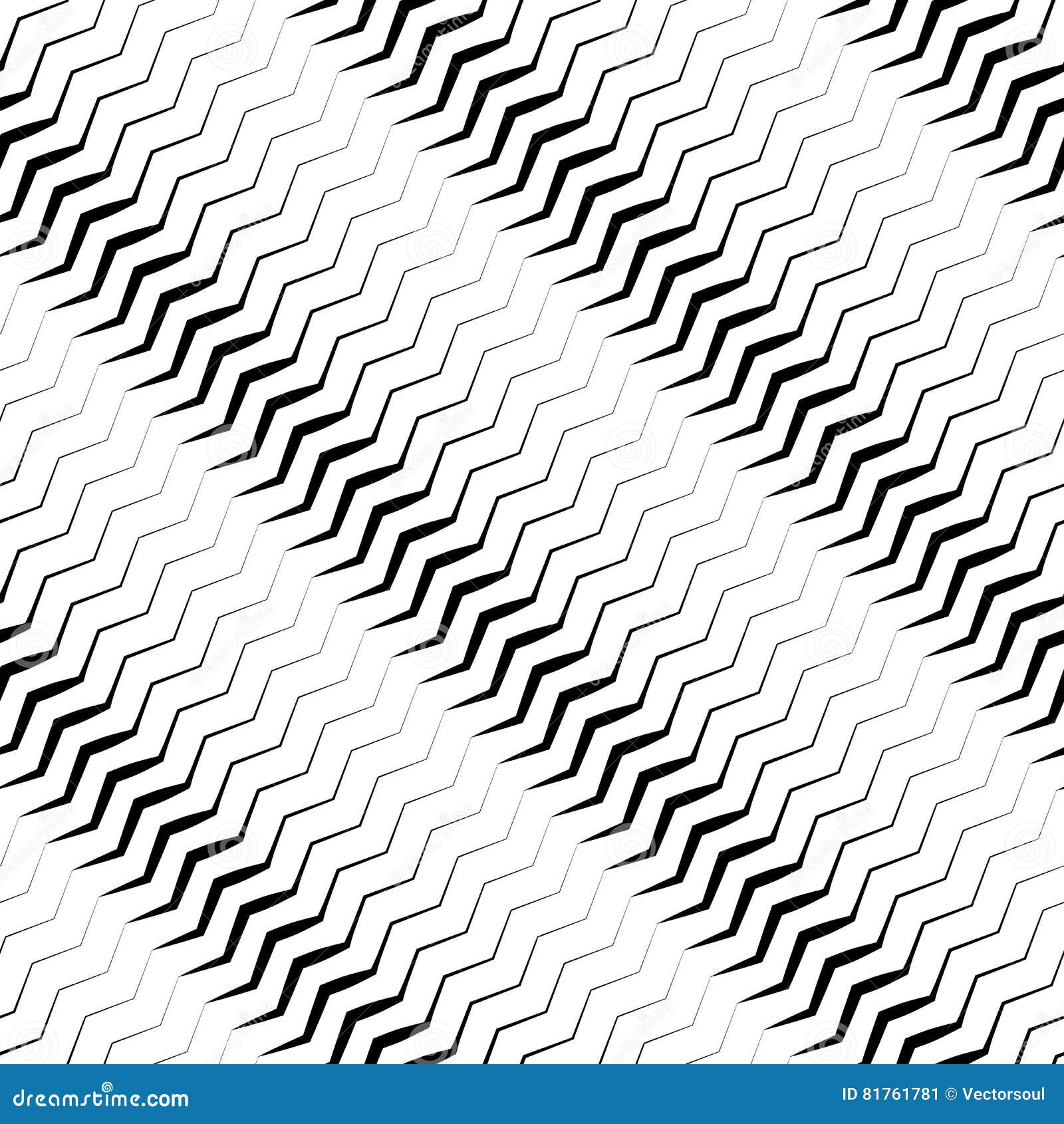 Wavy Diagonal Parallel Lines. Seamless, Repeatable Monochrome Pa Stock ...