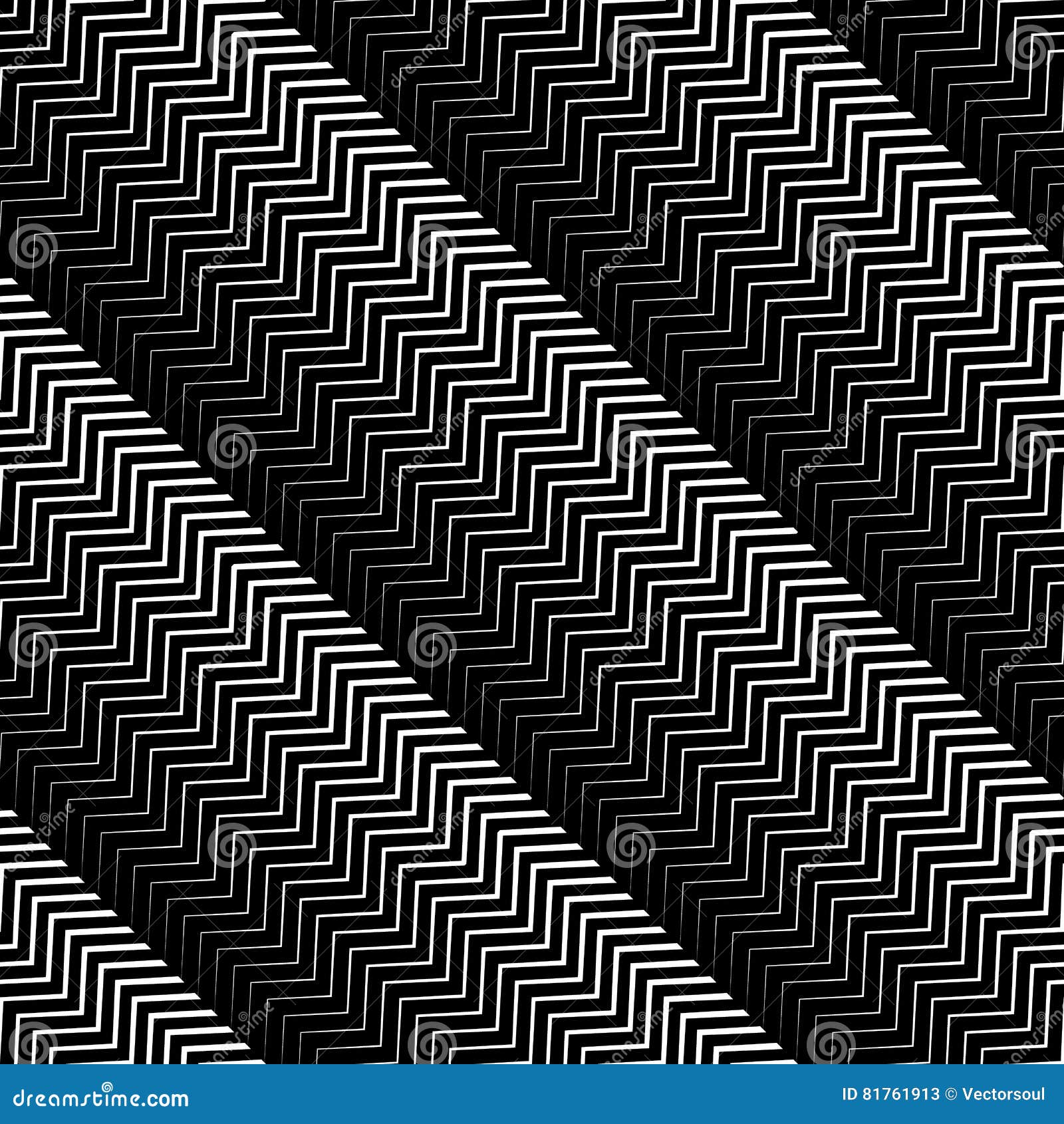 Wavy Diagonal Parallel Lines. Seamless, Repeatable Monochrome Pa Stock ...