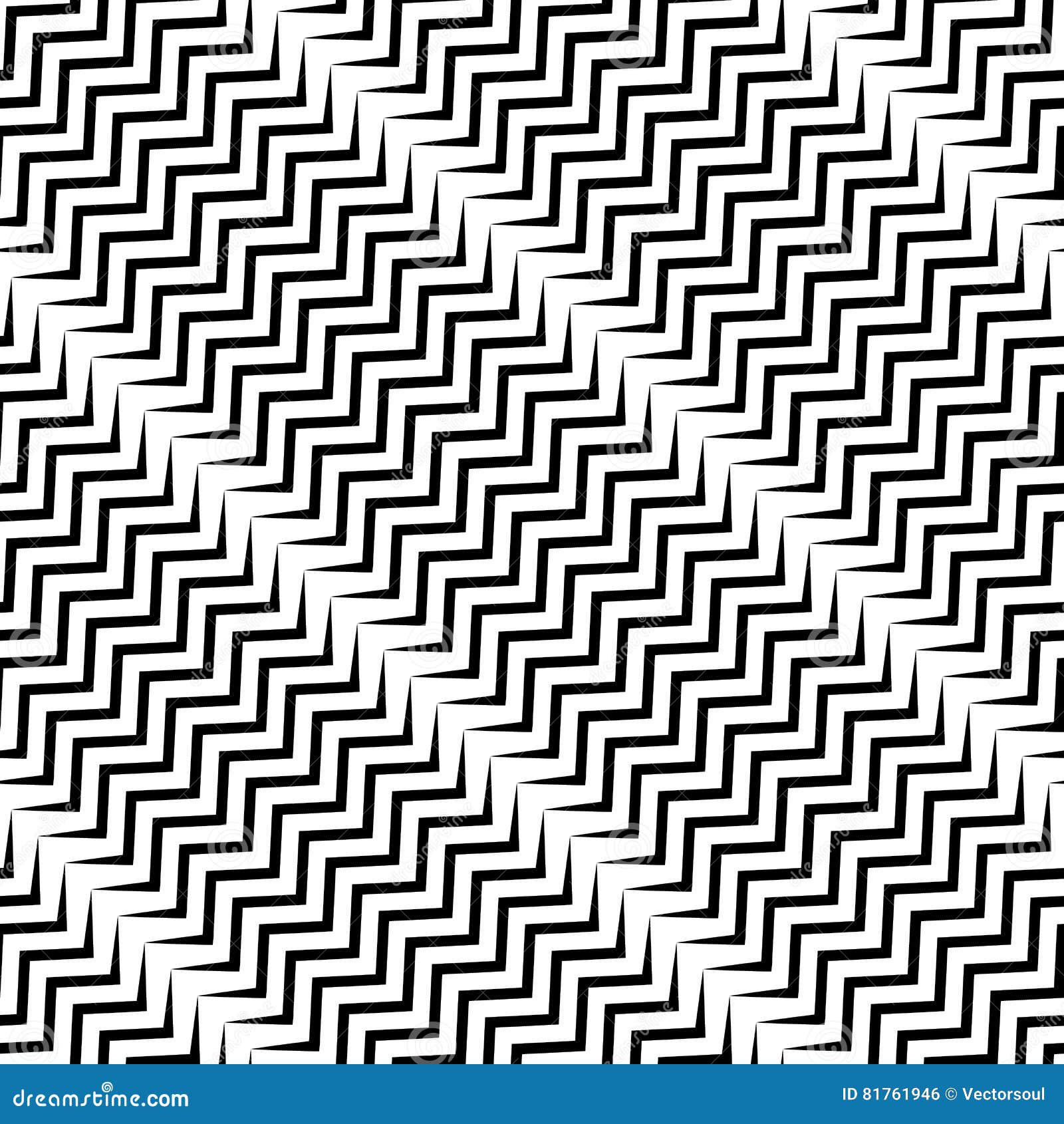 Wavy Diagonal Parallel Lines. Seamless, Repeatable Monochrome Pa Stock ...