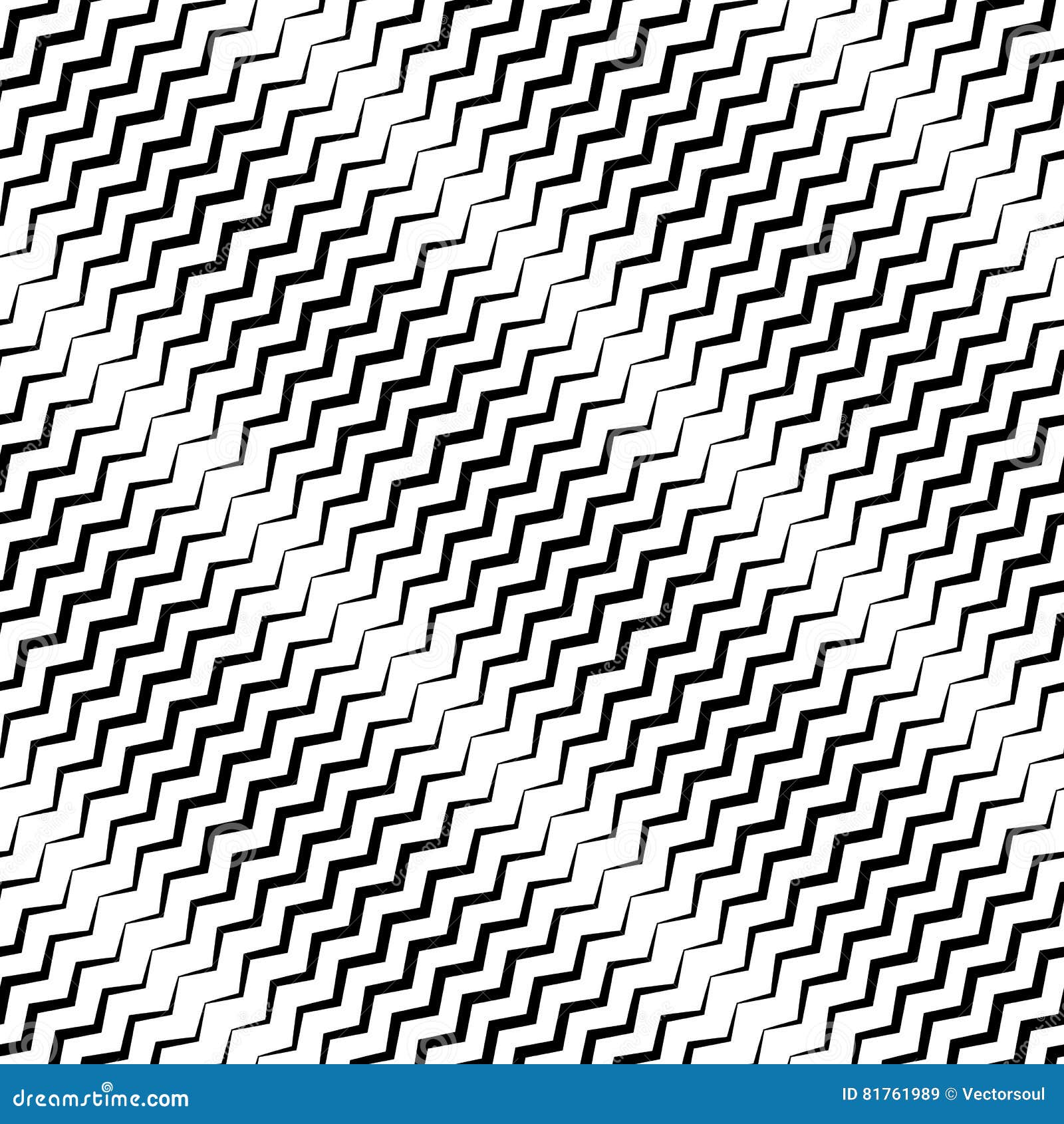 Wavy Diagonal Parallel Lines. Seamless, Repeatable Monochrome Pa Stock ...
