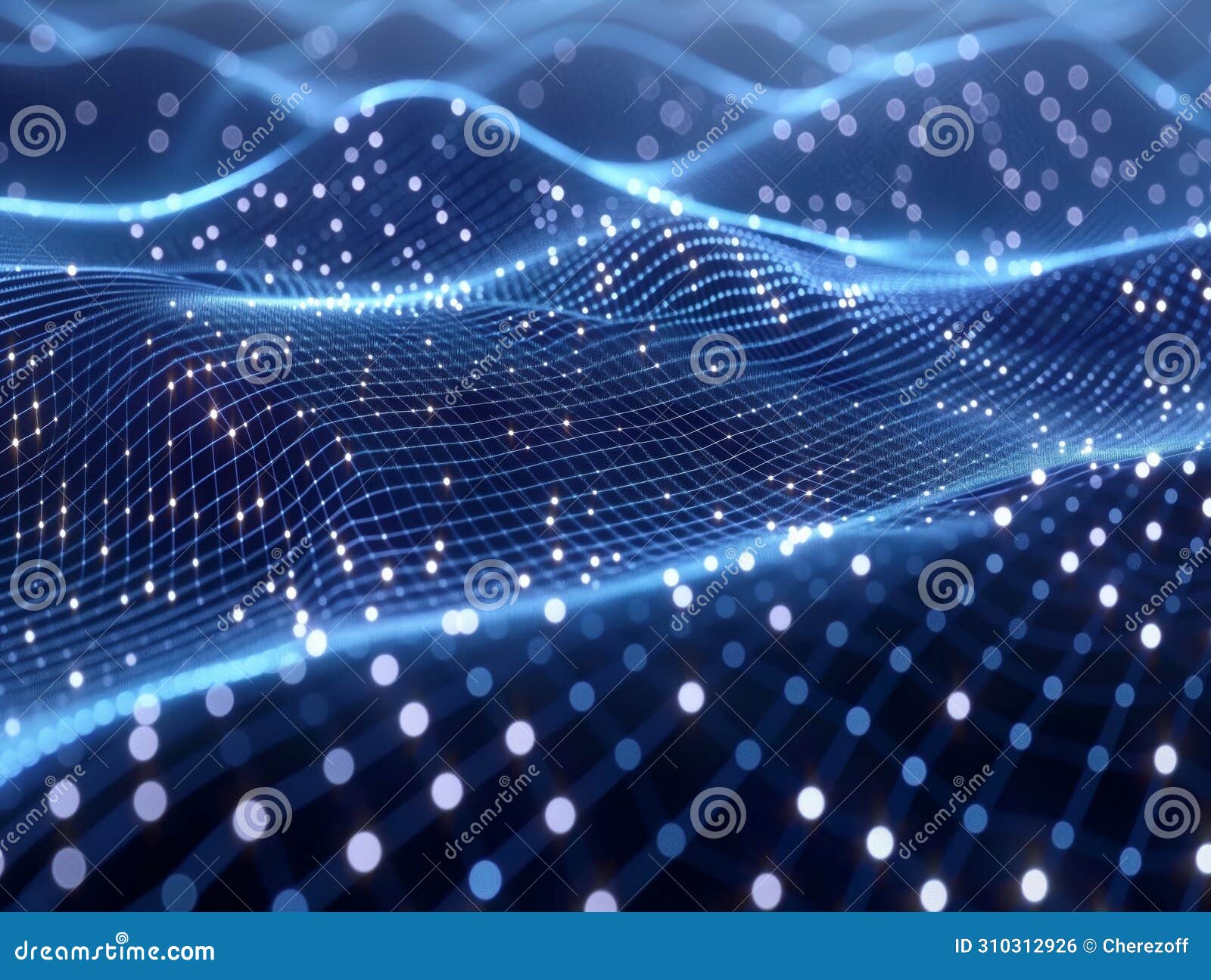 Abstract Digital Waves Background Stock Photo - Image of background ...