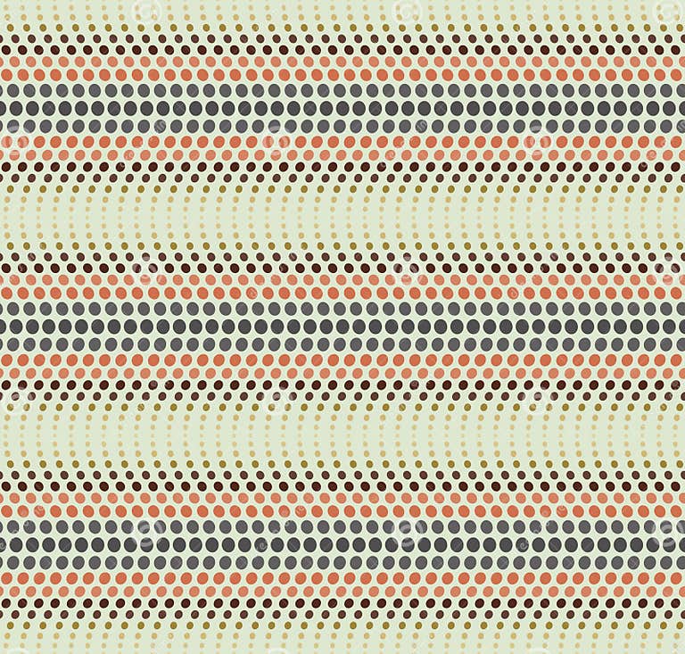 Wavy dotted line pattern stock vector. Illustration of blend - 34714189