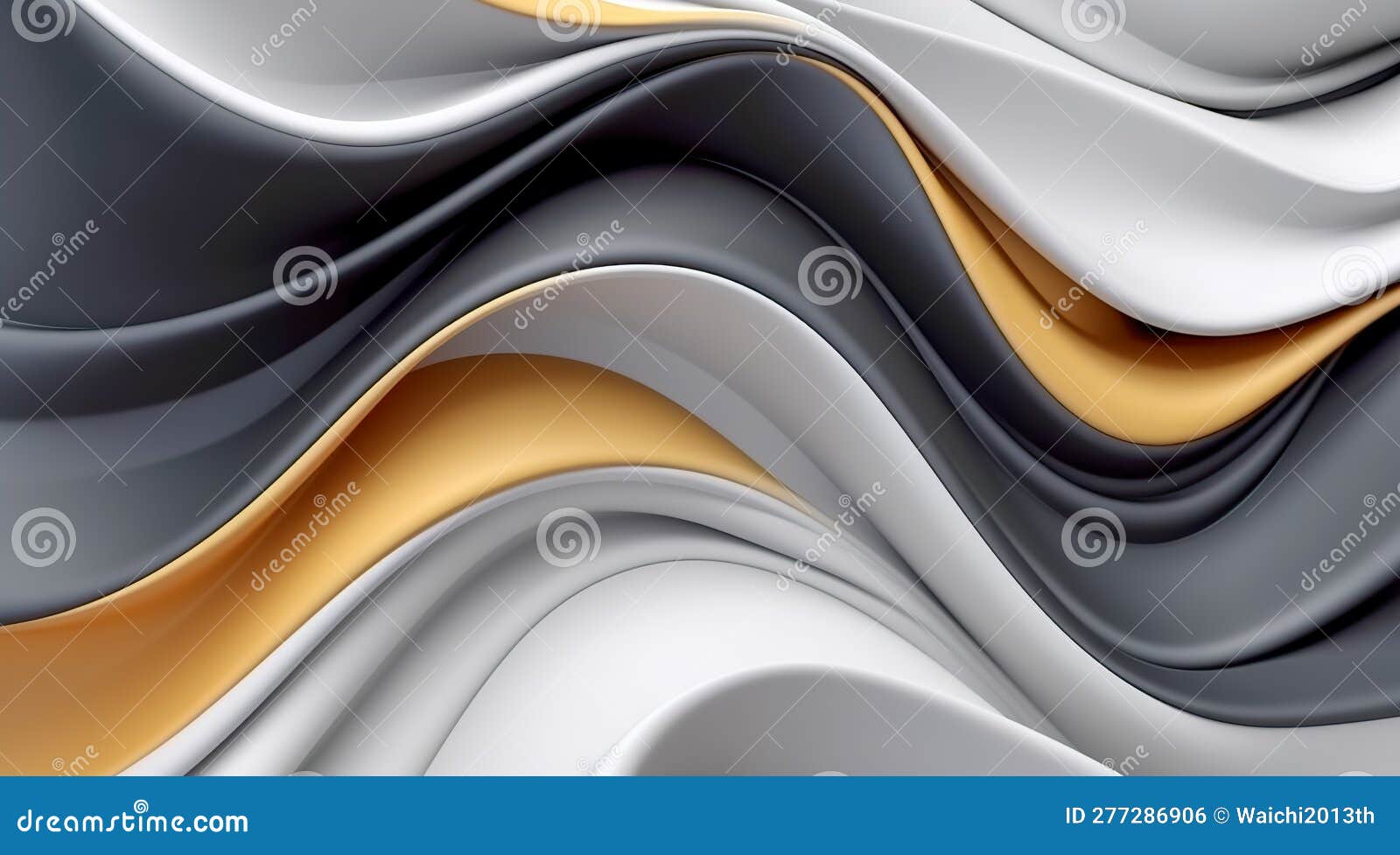 Wavy Fabric Luxury Background. Abstract Smooth Wave Background Stock ...