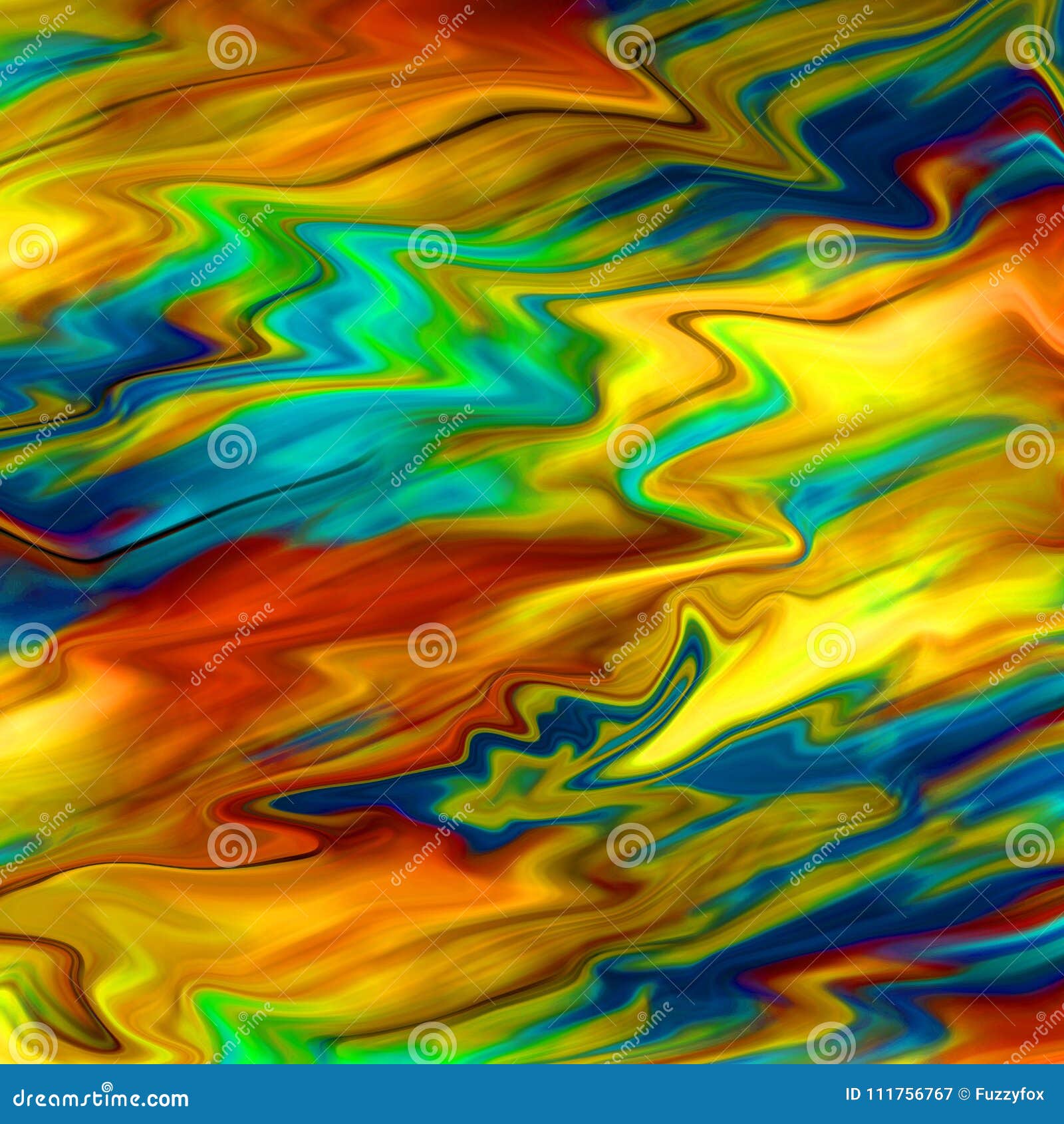 Wavy Flow Backgrounds Set. Vector Colorful Dynamic Bg With Gradient ...