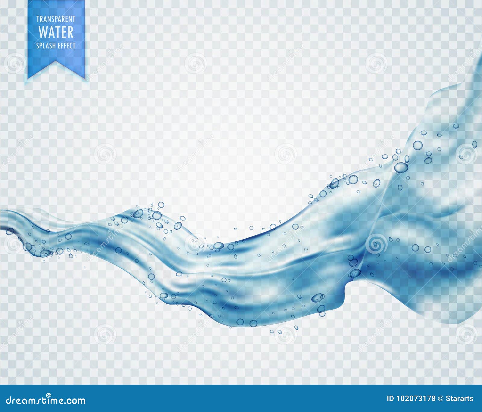 Flowing Water Vector