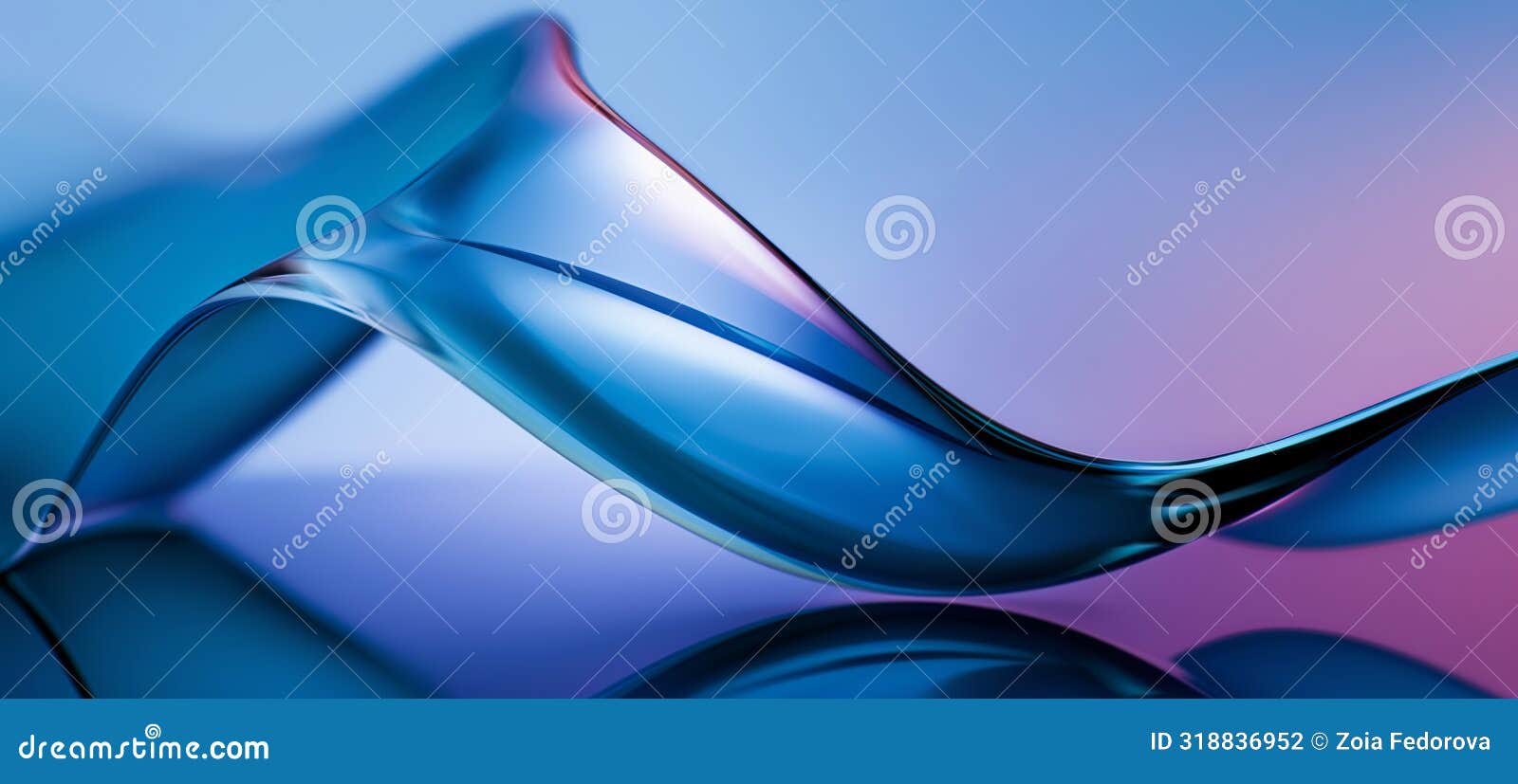 Wavy Glass Shapes Background Stock Illustration - Illustration of wavy ...