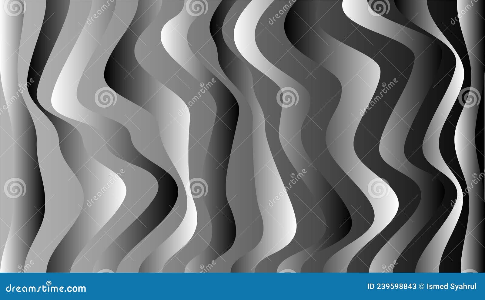 Wavy Gradient Stripes on Grayscale Wallpaper. Stock Vector ...