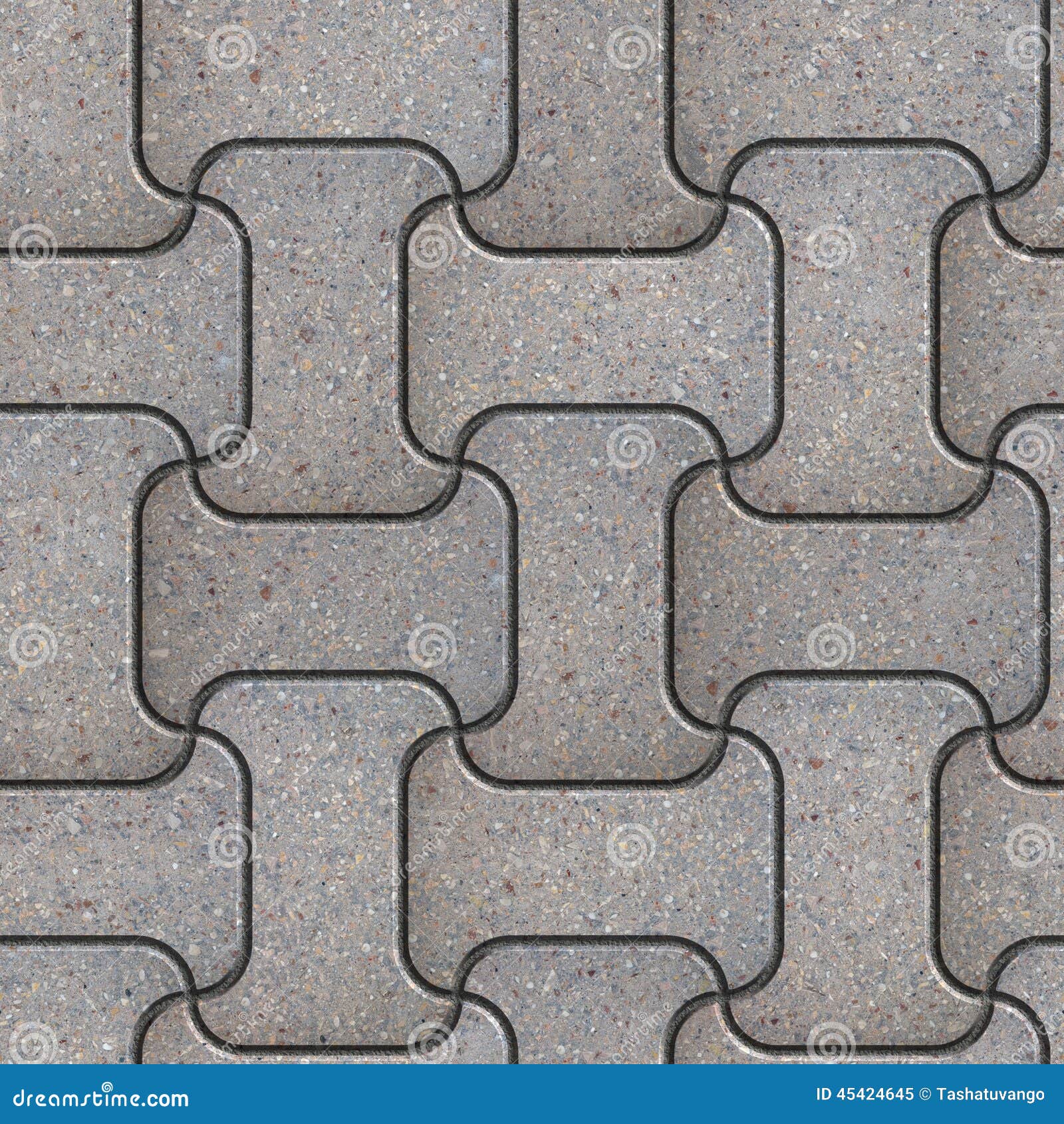 Wavy Gray Paving Slabs. stock image. Image of pavement - 45424645
