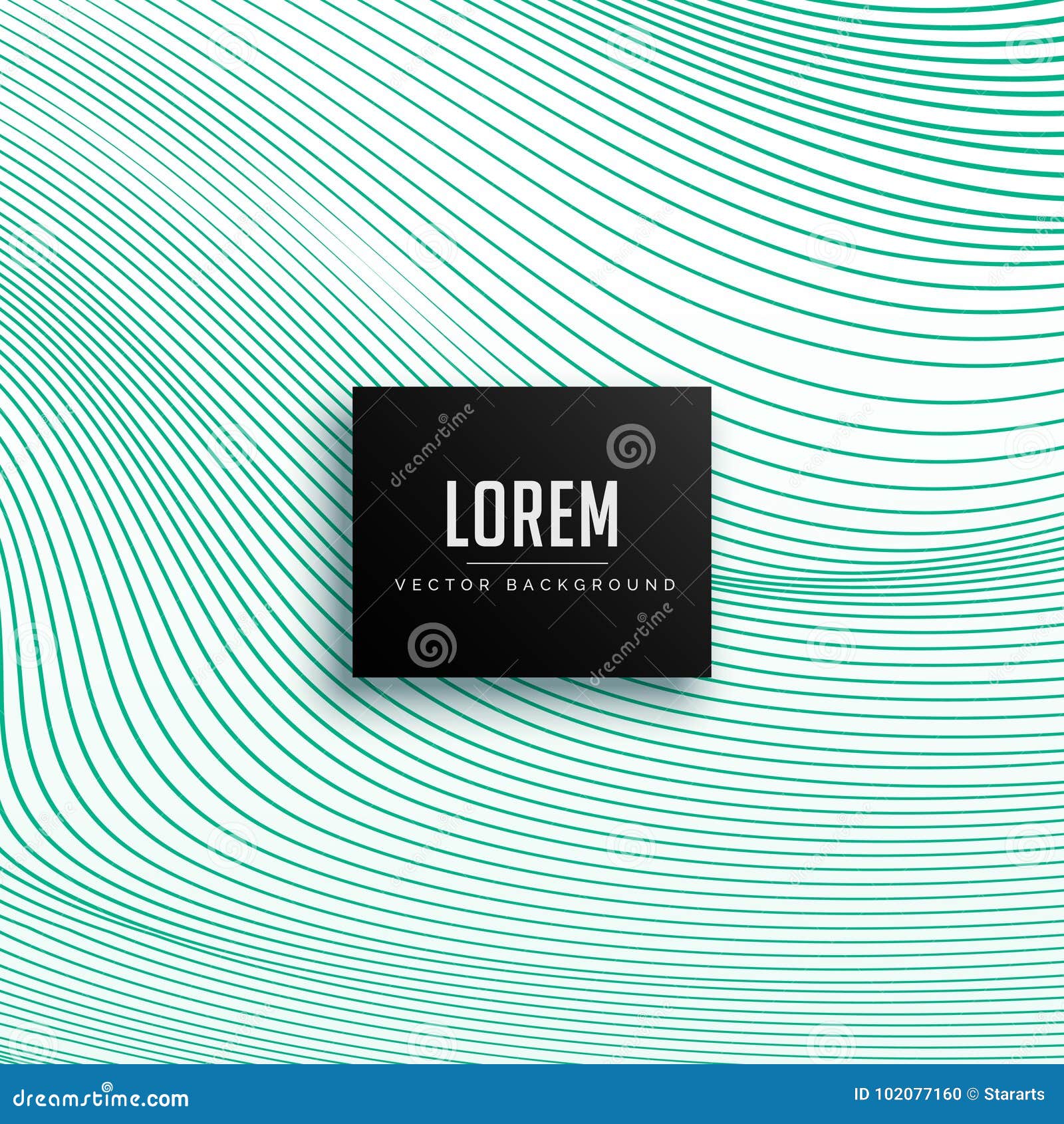 Wavy Green Lines Pattern Background Stock Vector - Illustration of ...