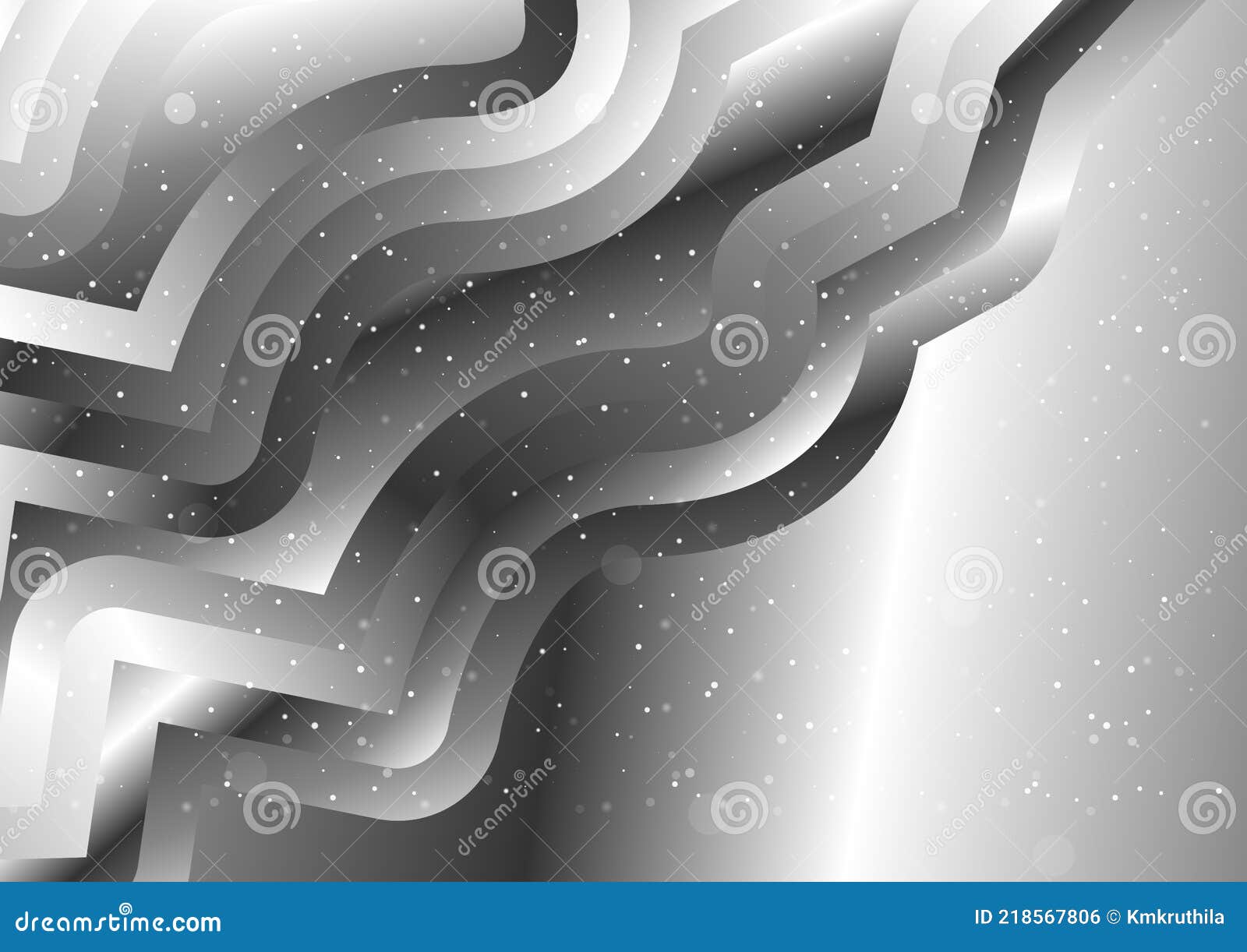 Wavy Grey Gradient Background Stock Vector - Illustration of flow, grey ...