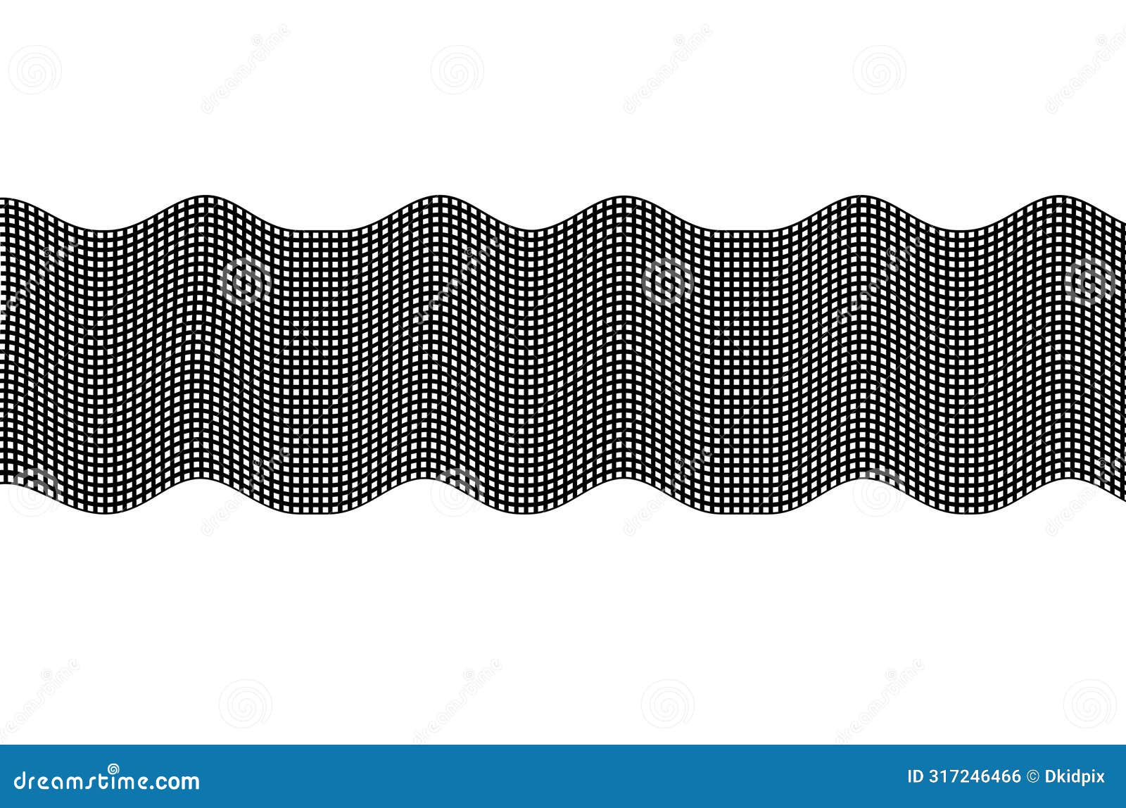 Wavy grid band stock illustration. Illustration of curve - 317246466