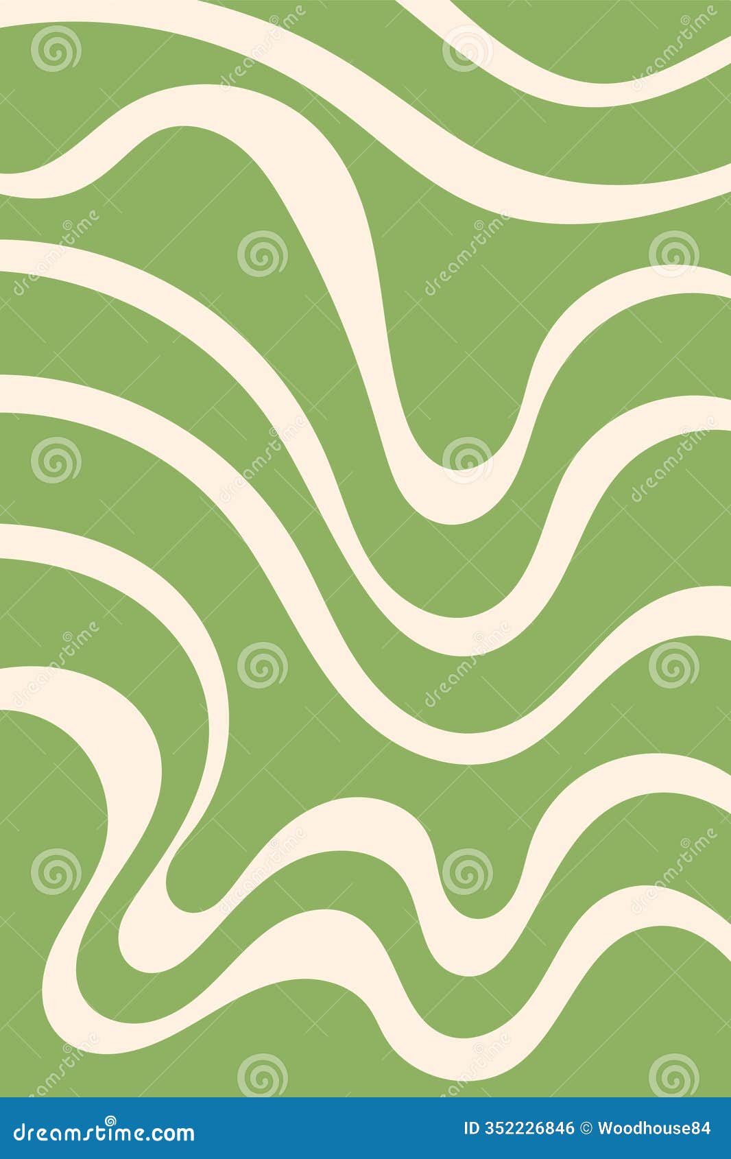 Wavy Groovy Trippy Pastel Pattern Stock Illustration - Illustration of ...